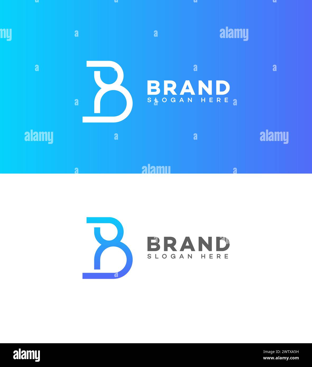 B Letter Logo Icon Brand Identity Sign. B Letter Symbol Template Stock ...