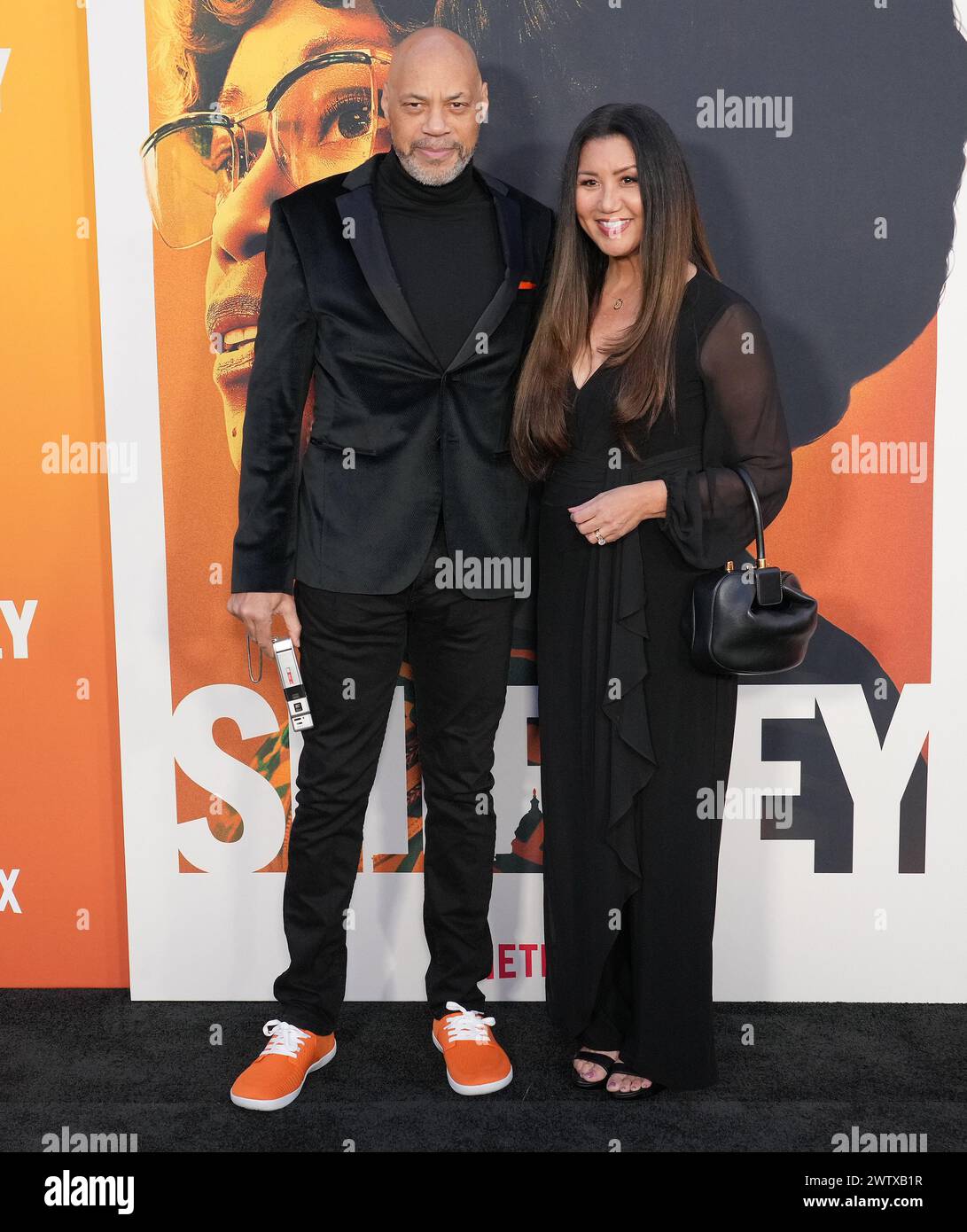 Los Angeles, USA. 19th Mar, 2024. (L-R) John Ridley and Gayle Ridley ...