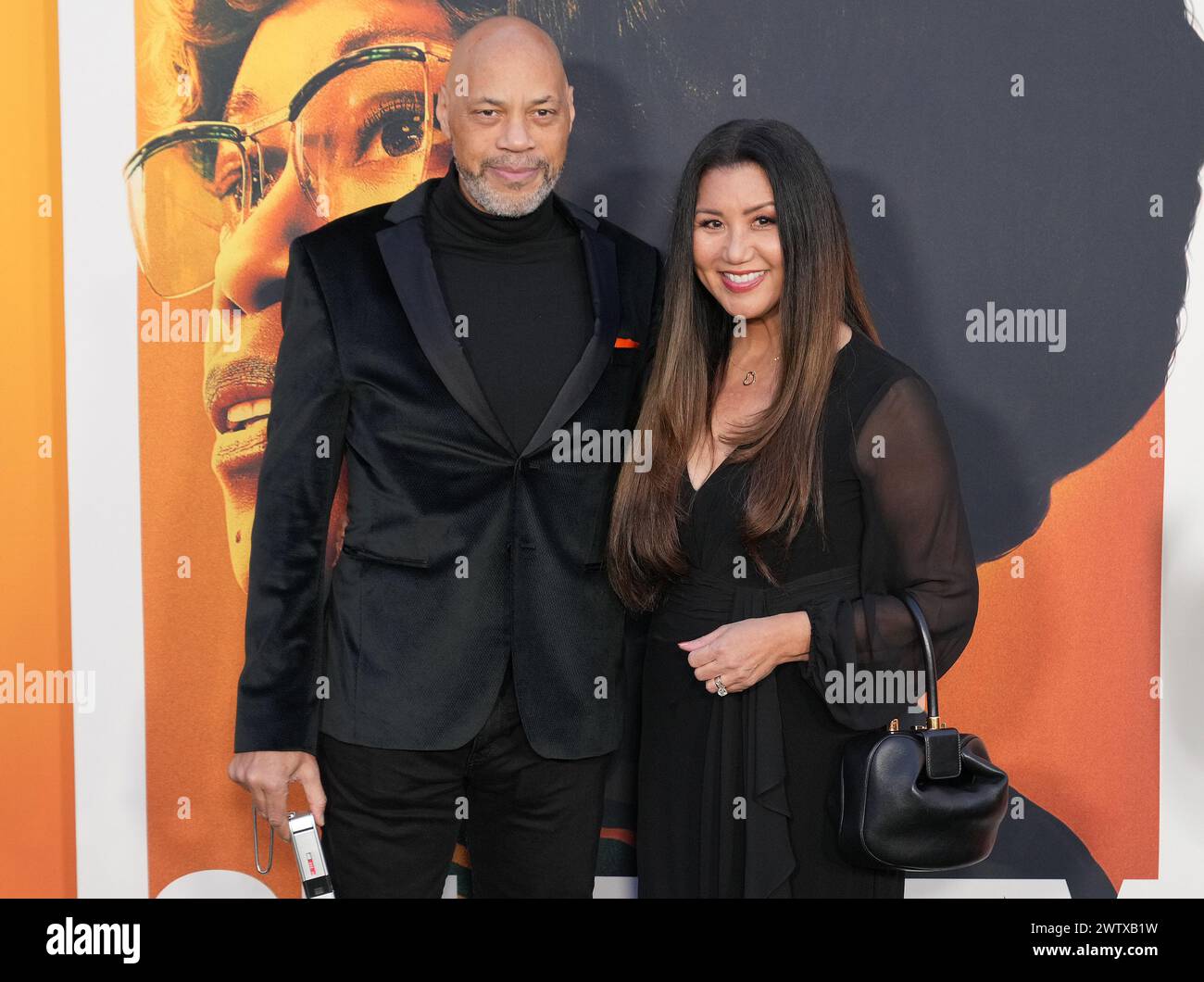Los Angeles, USA. 19th Mar, 2024. (L-R) John Ridley and Gayle Ridley ...