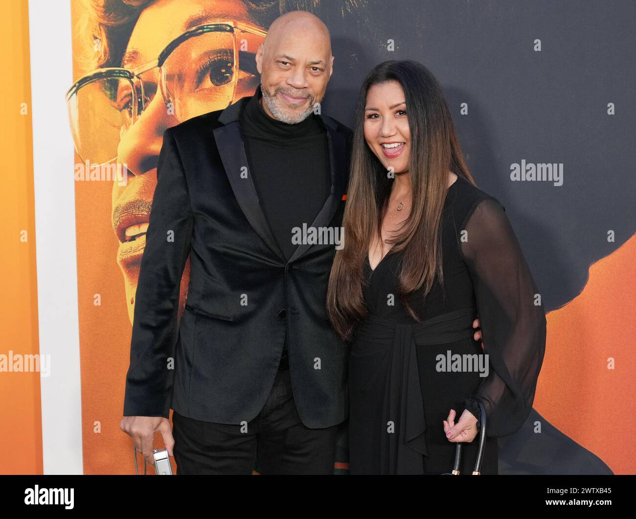 Los Angeles, USA. 19th Mar, 2024. (L-R) John Ridley and Gayle Ridley ...