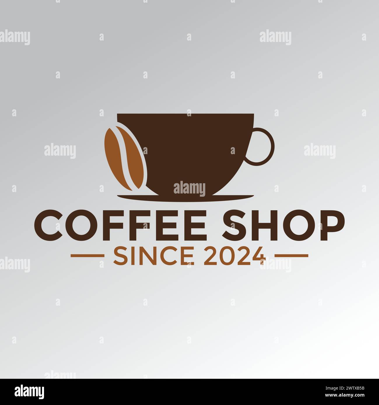 Coffee vector logo Stock Vector Images - Alamy