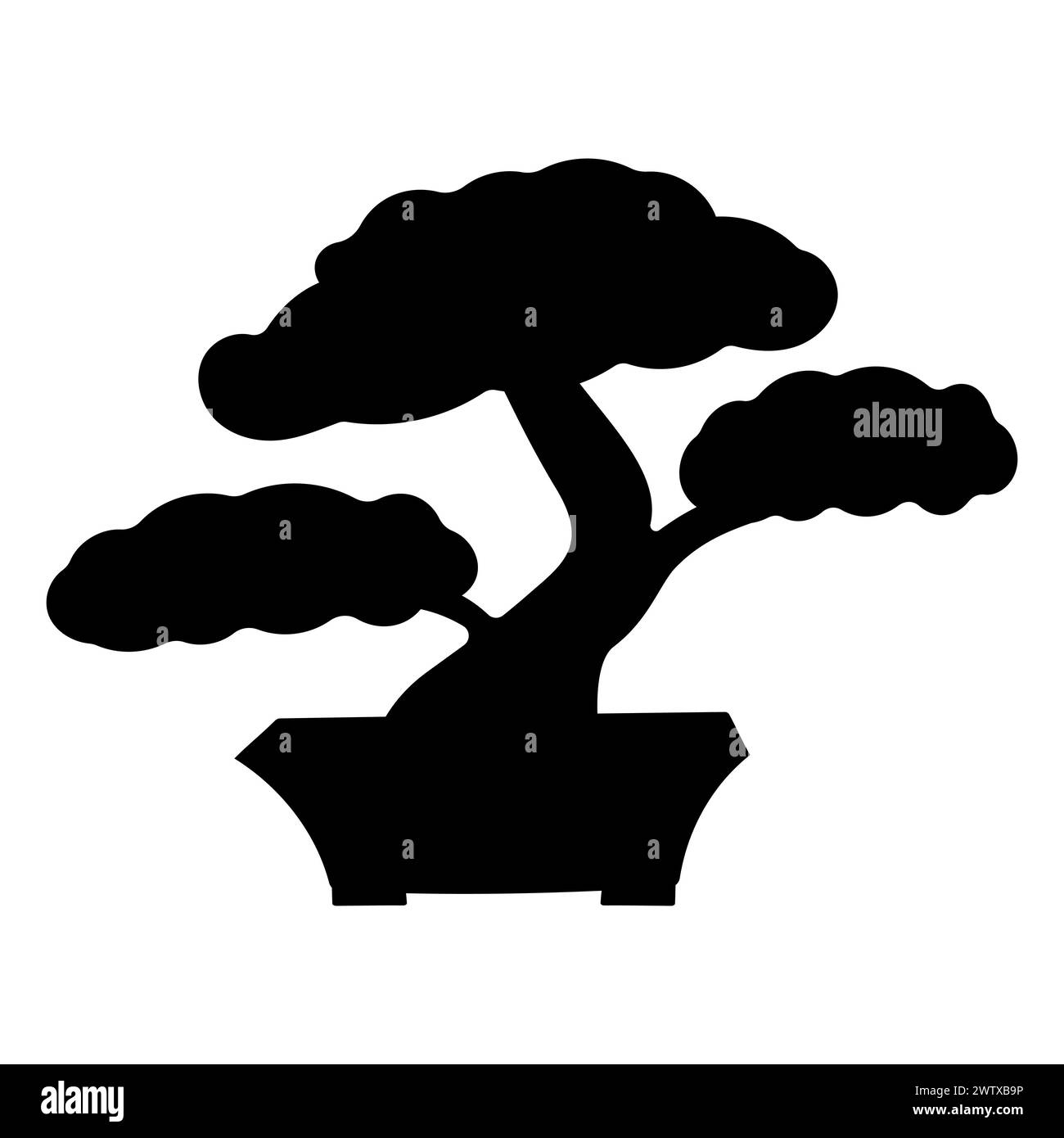 Bonsai tree drawing Black and White Stock Photos & Images - Alamy