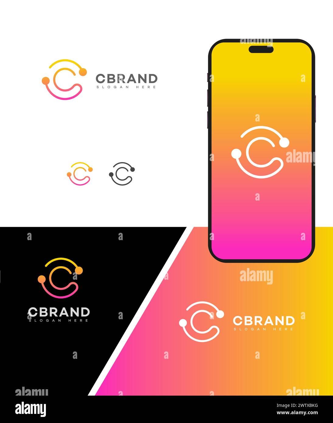 Letter C Logo Icon Brand Identity Sign Stock Vector Image & Art - Alamy