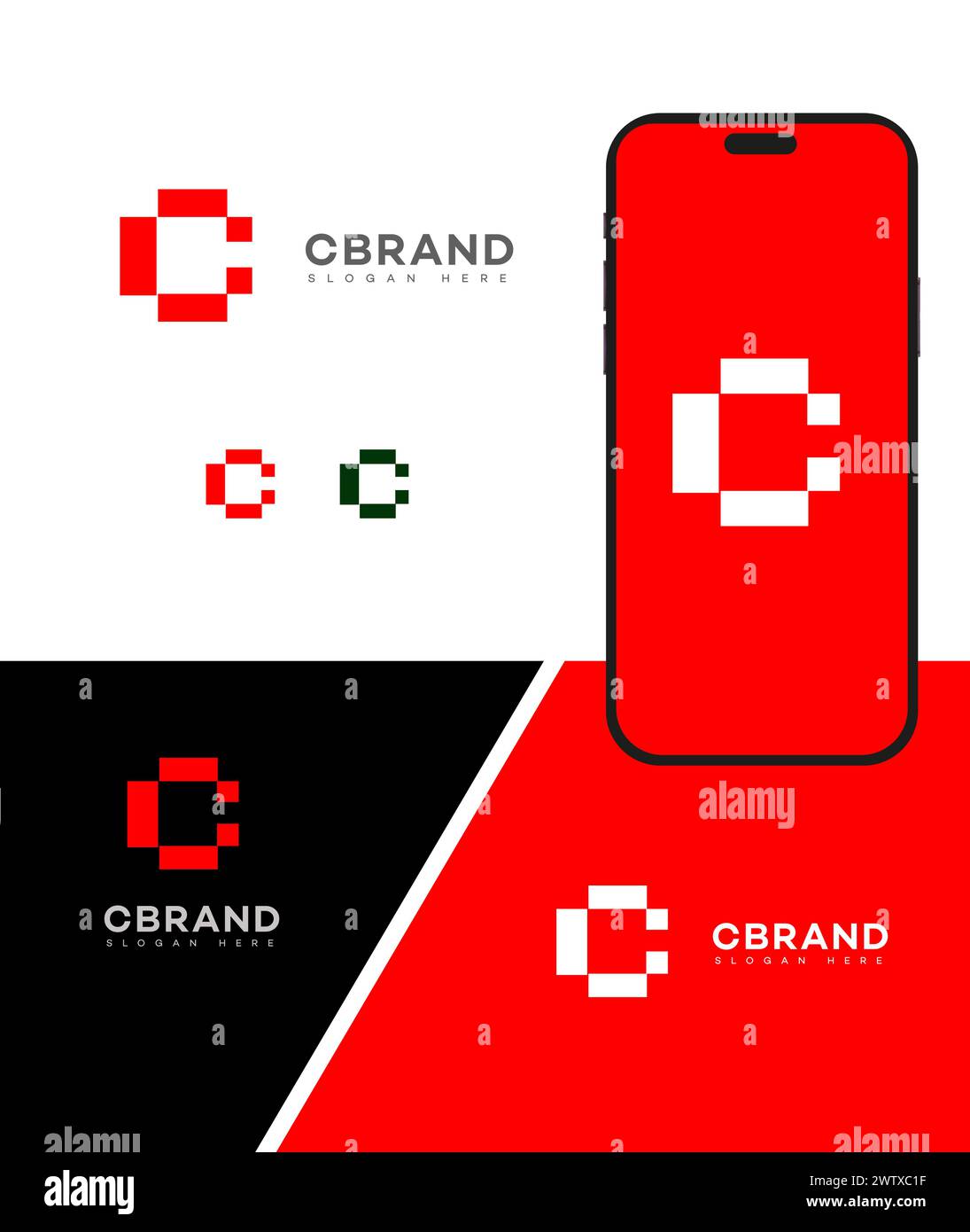 Letter C Logo Icon Brand Identity Sign Stock Vector Image & Art - Alamy