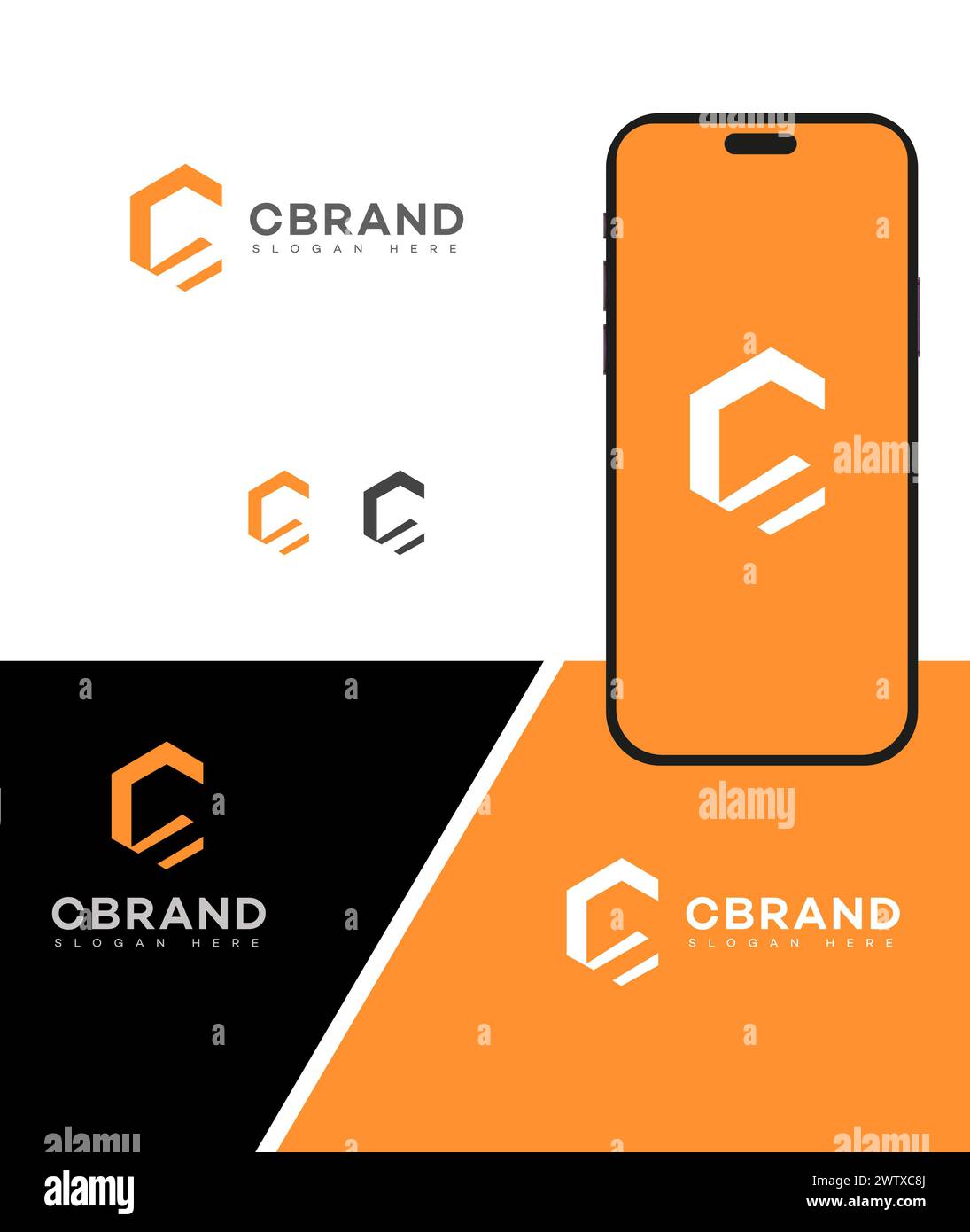 Letter C Logo Icon Brand Identity Sign Stock Vector Image & Art - Alamy