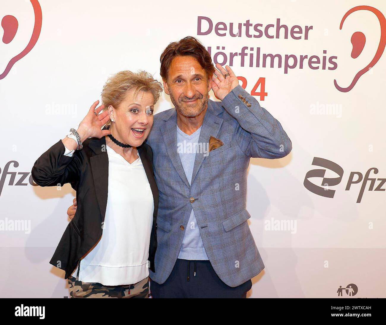 Tanja Schumann, Falk Willy Wild beim Deutschen Hoerfilmpreis 2024 in ...