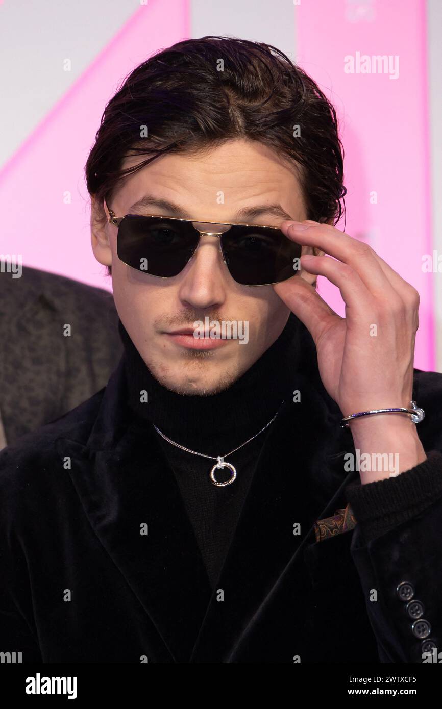 Lille, France. 19th Mar, 2024. Simon Lööf on the red carpet during the ...