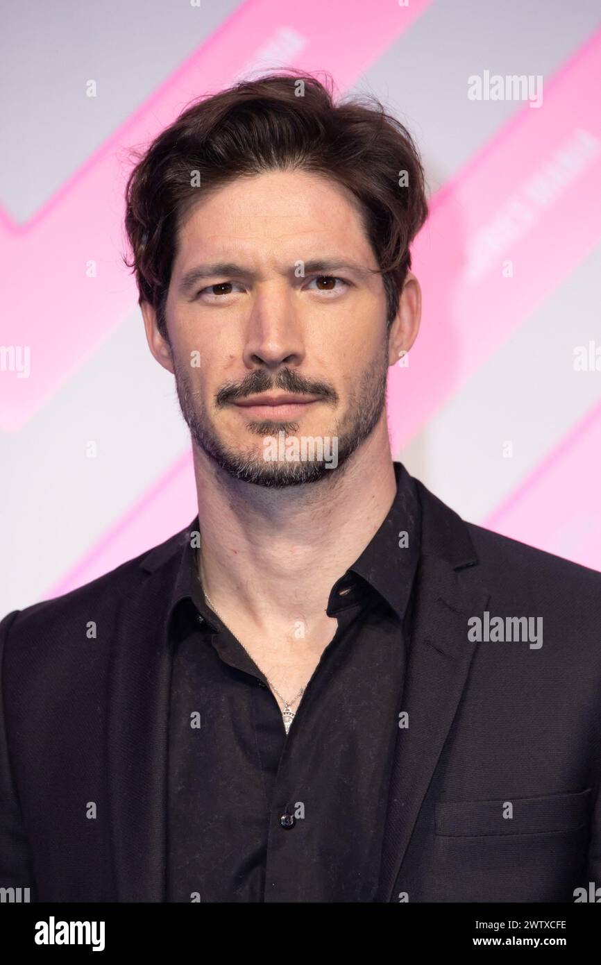 Lille, France. 19th Mar, 2024. Vinnie Dargaud on the red carpet during ...