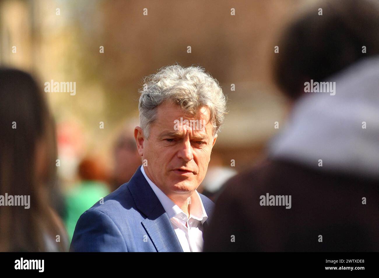 Fabien Roussel, secretary general of the French Communist Party (PCF ...