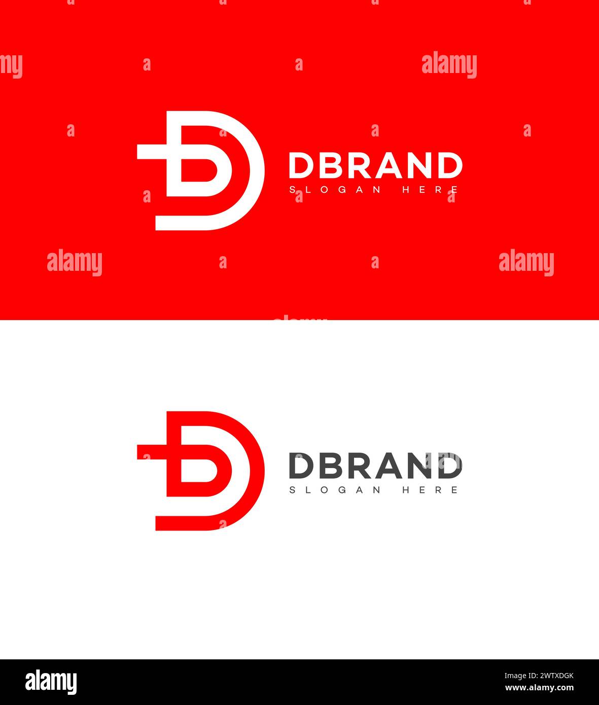D Letter Logo Icon Brand Identity Sign. D Letter Symbol Template Stock ...