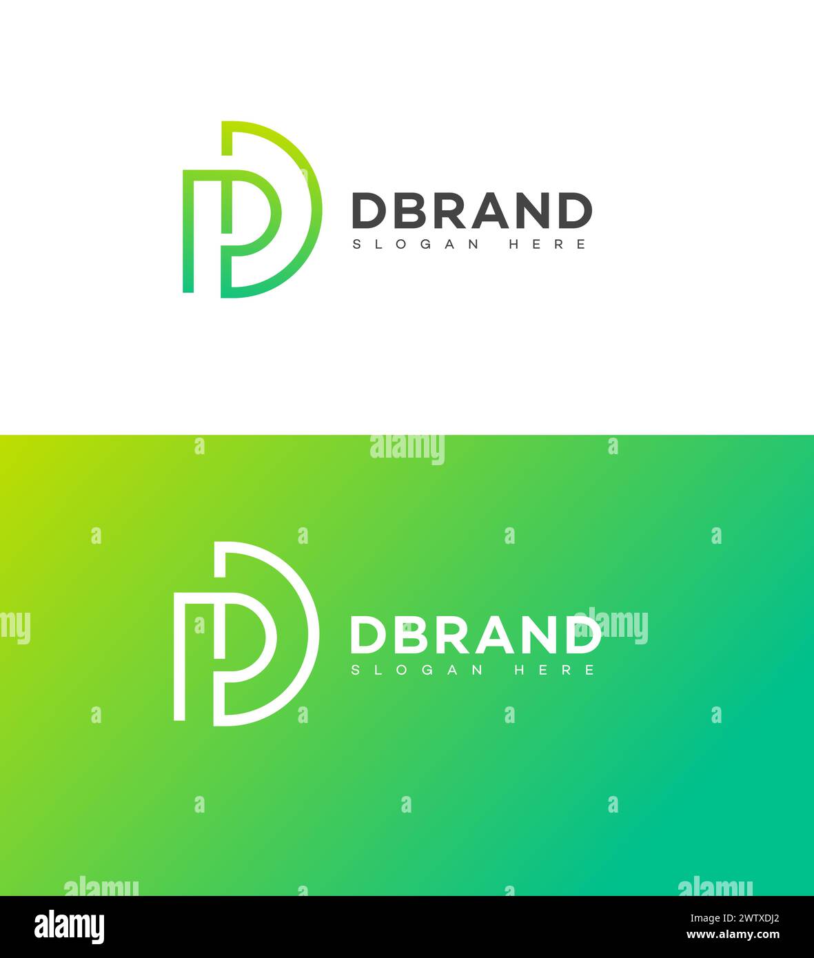 D Letter Logo Icon Brand Identity Sign. D Letter Symbol Template Stock ...