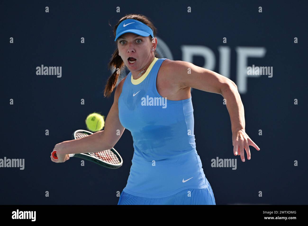 Miami Gardens, FL, USA. 19th Mar, 2024. Simona Halep Vs Paula Badosa ...