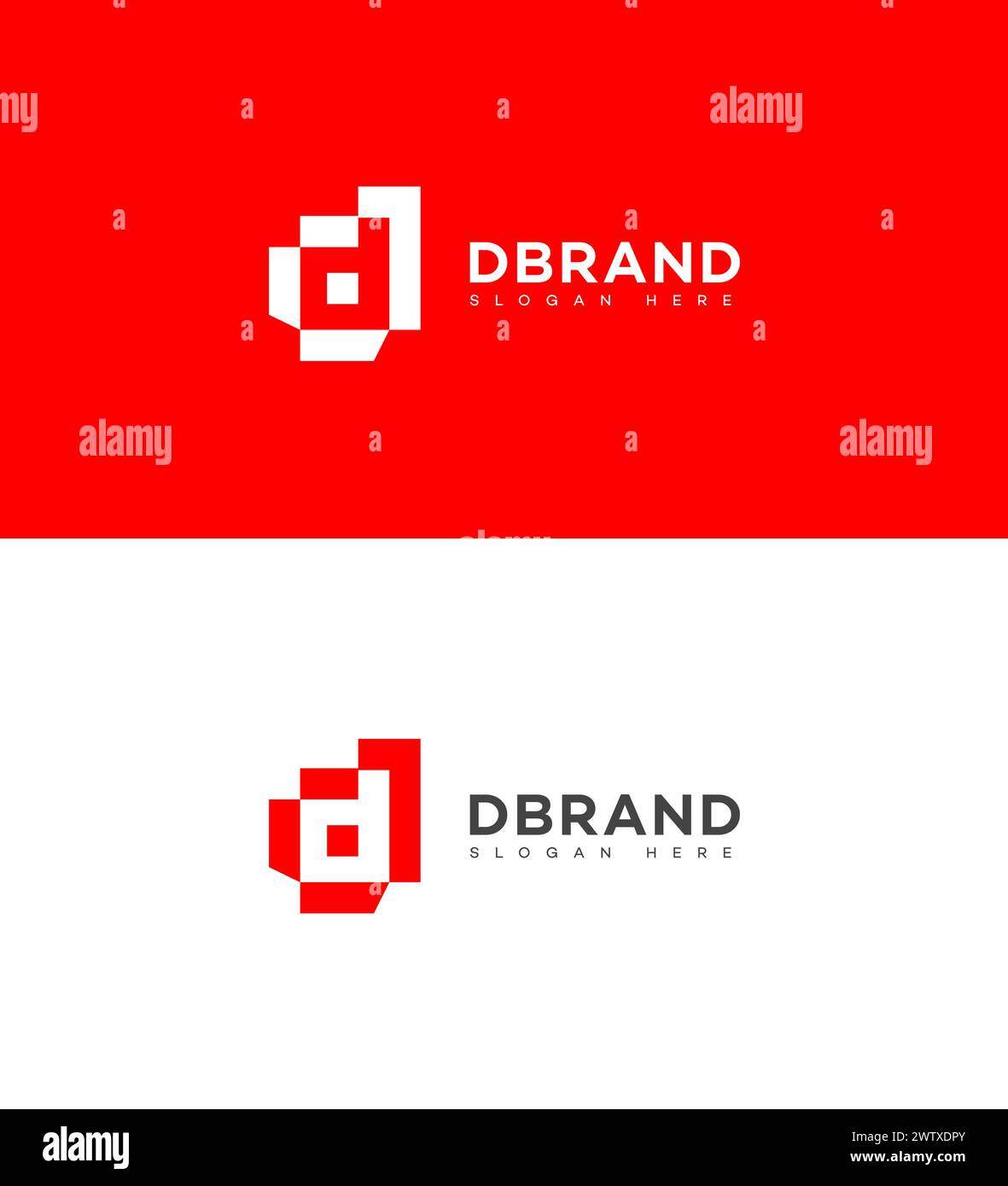 D Letter Logo Icon Brand Identity Sign. D Letter Symbol Template Stock ...