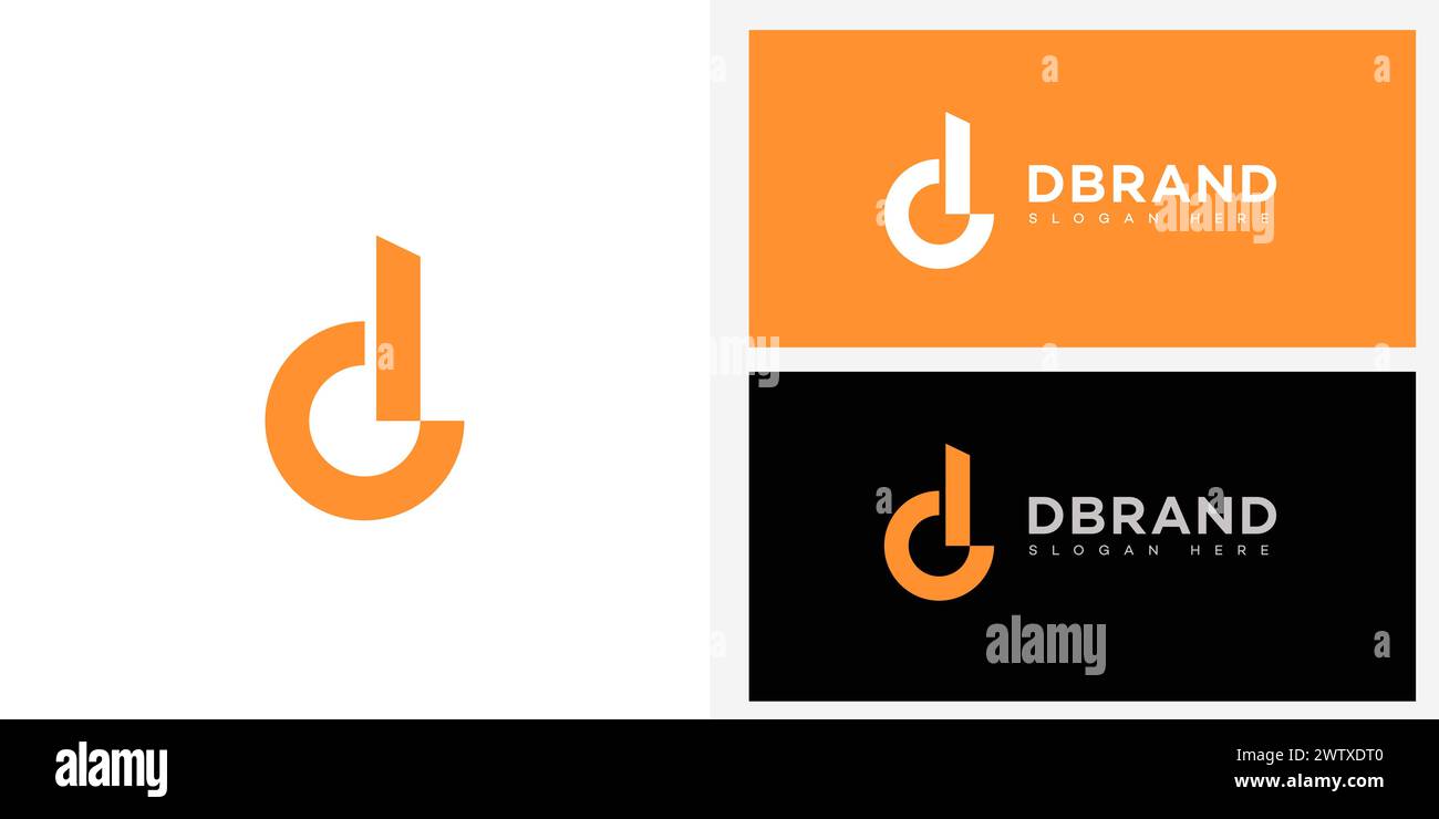 D Letter Logo Icon Brand Identity Sign. D Letter Symbol Template Stock ...