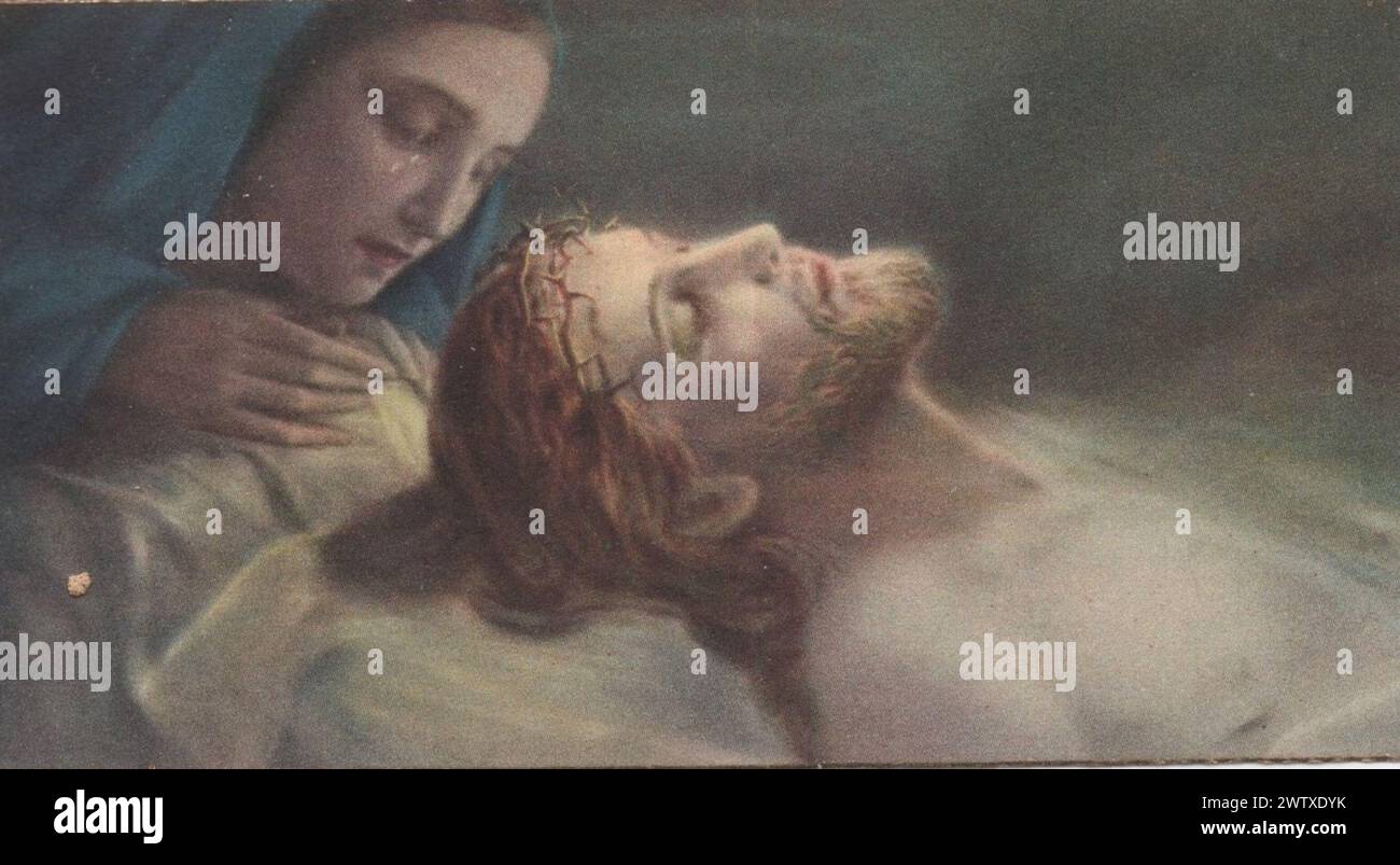 antique colorful holy card Madonna, St Mary, Maria, SaMaria Zell, Mater ...