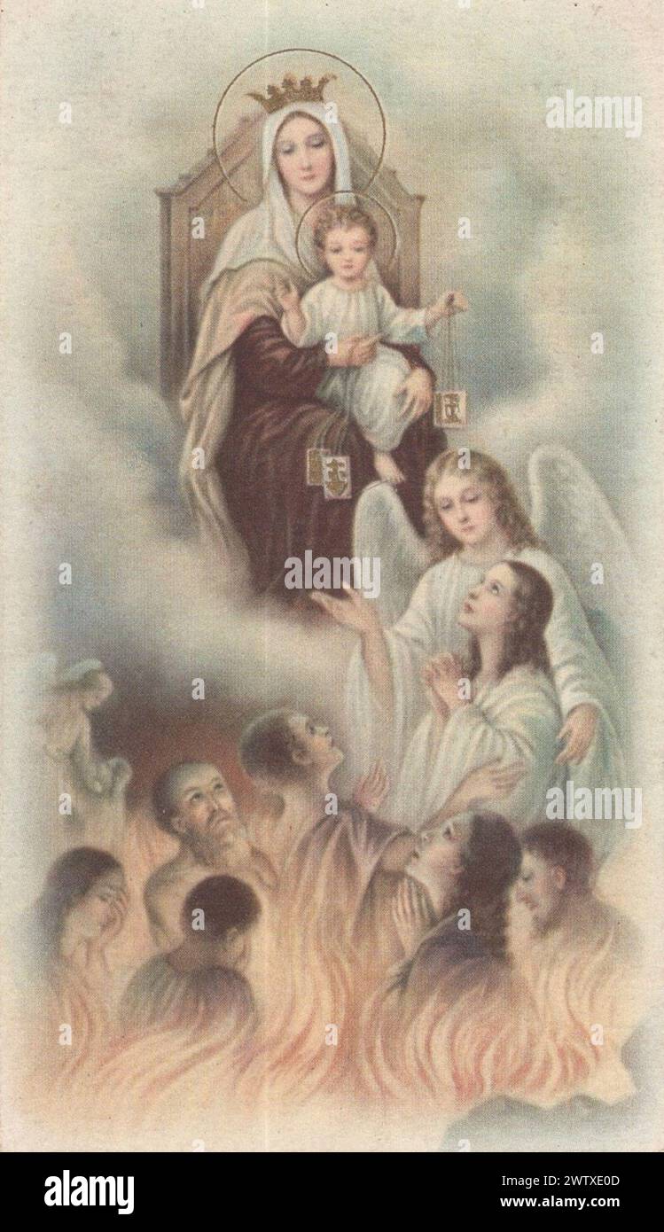 antique colorful holy card Madonna, St Mary, Maria, SaMaria Zell, Mater ...