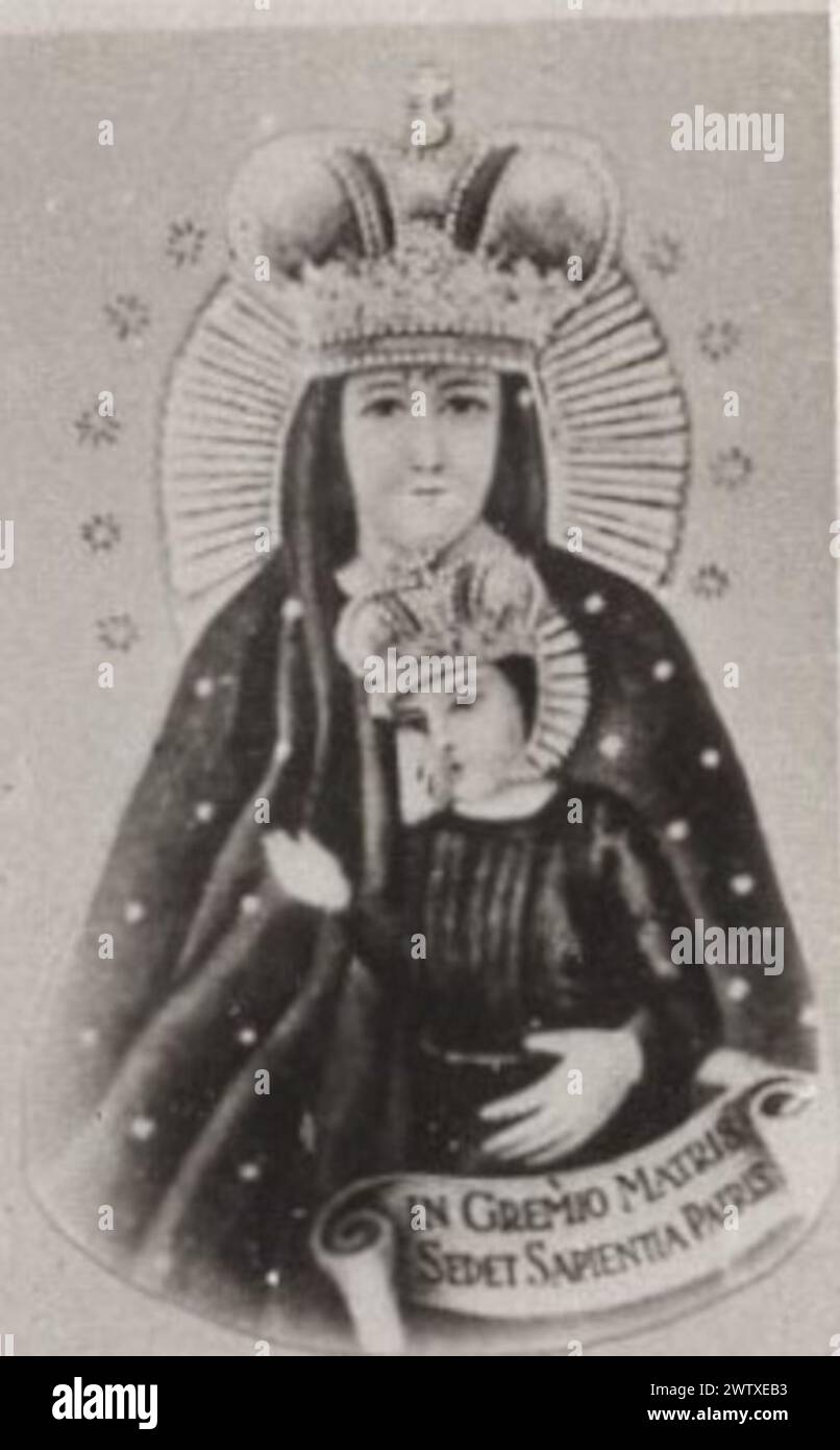 antique colorful holy card Madonna, St Mary, Maria, SaMaria Zell, Mater ...