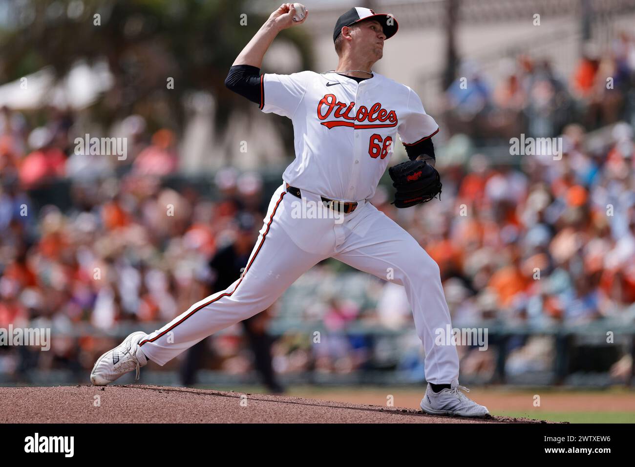 SARASOTA, FL - MARCH 12: Baltimore Orioles starting pitcher Tyler Wells ...