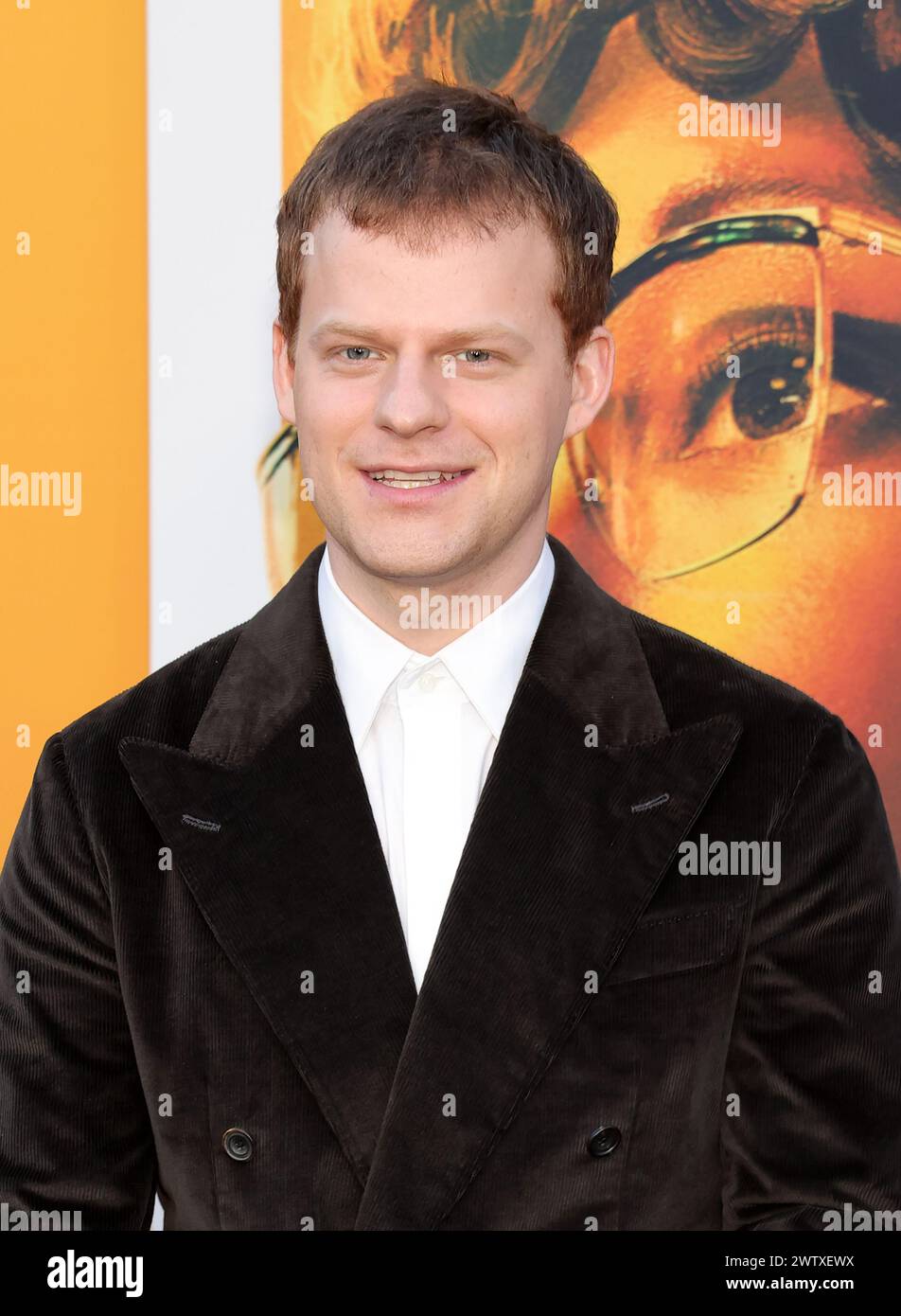 Los Angeles, Ca. 19th Mar, 2024. Lucas Hedges at the LA premiere of ...
