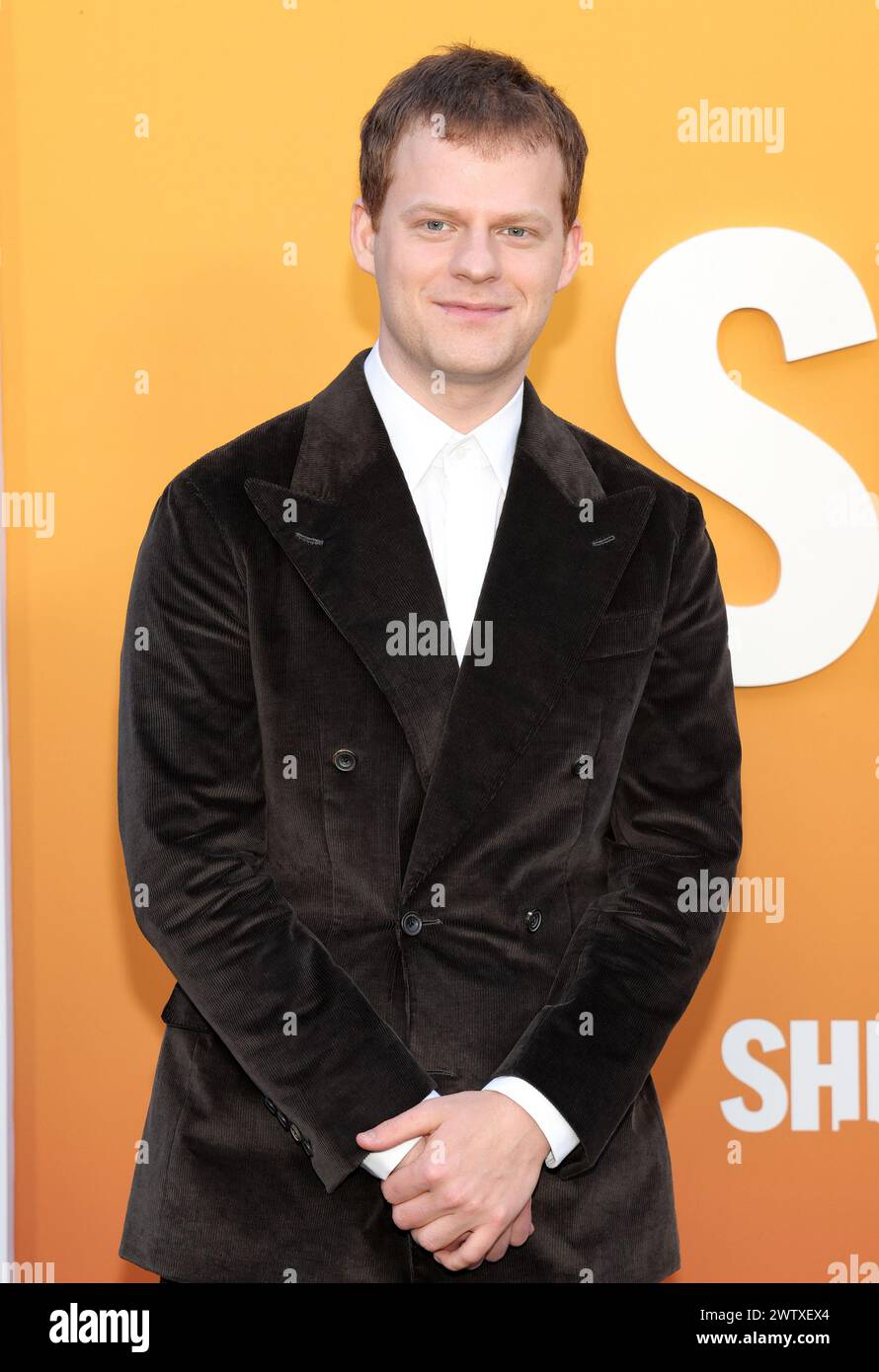 Los Angeles, Ca. 19th Mar, 2024. Lucas Hedges at the LA premiere of ...