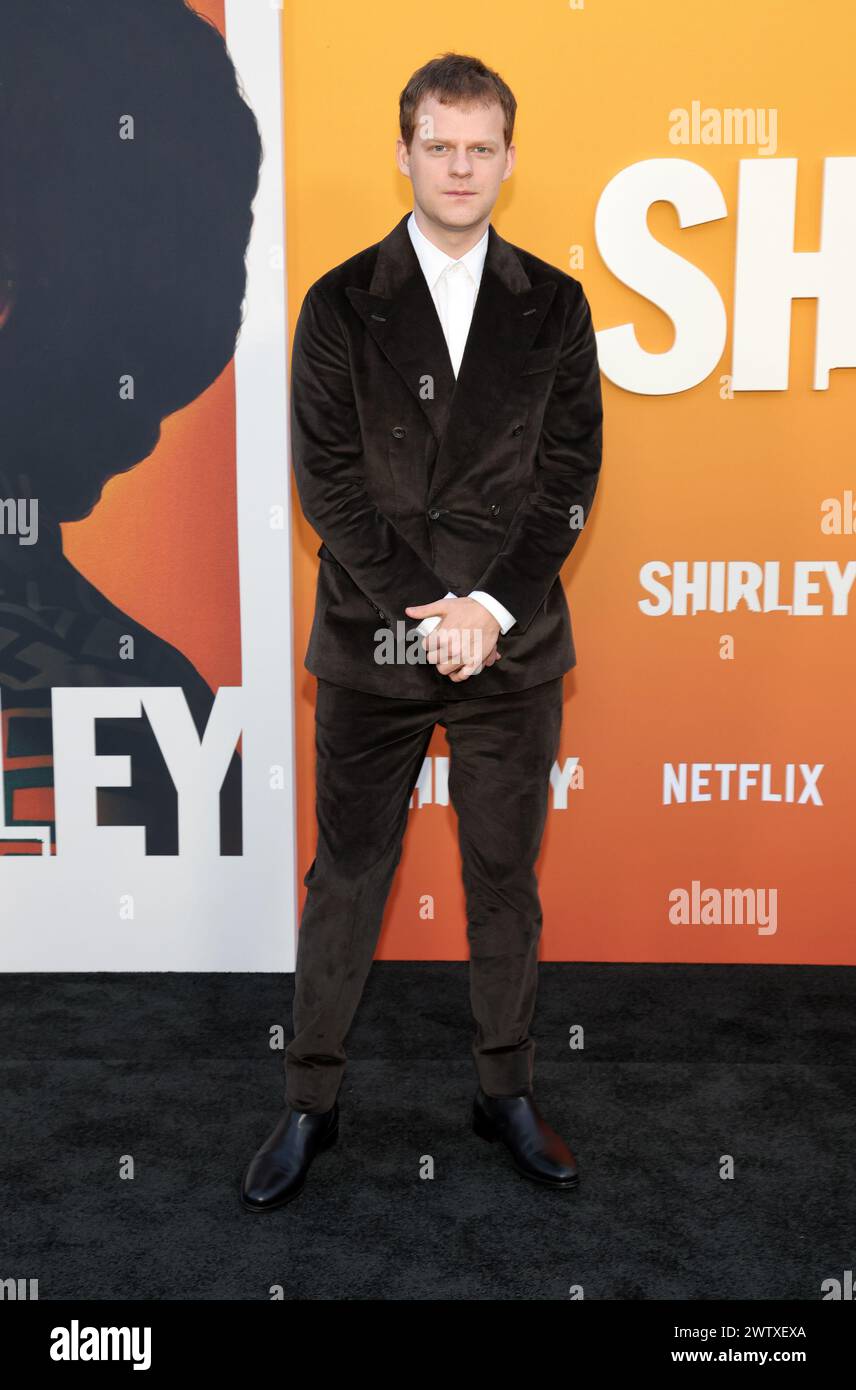 Los Angeles, Ca. 19th Mar, 2024. Lucas Hedges at the LA premiere of ...