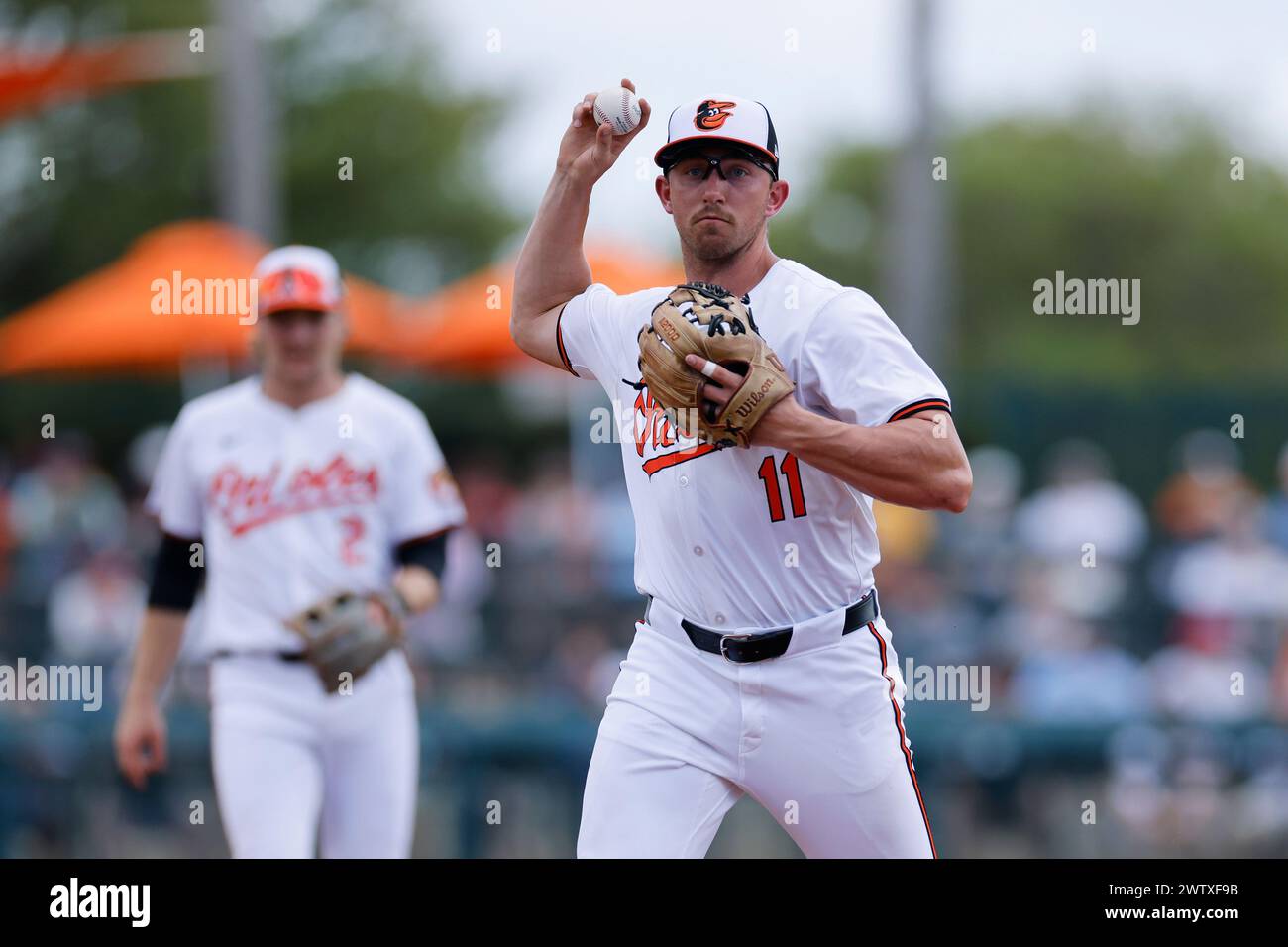 SARASOTA, FL - MARCH 12: Baltimore Orioles second baseman Jordan ...