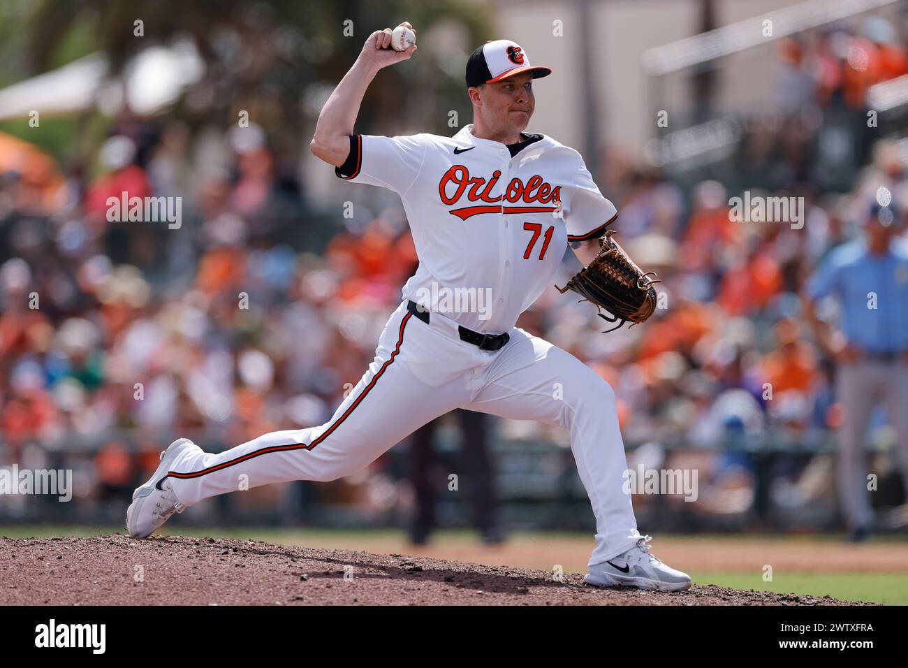 SARASOTA, FL - MARCH 12: Baltimore Orioles relief pitcher Jacob Webb ...