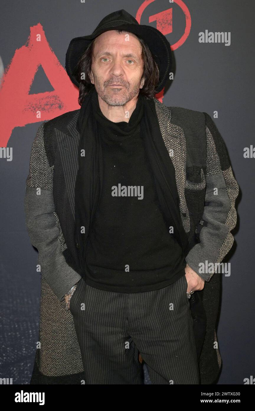 David Bennent bei der Premiere der Fernsehserie Kafka in der Urania Berlin. Berlin, 19.03.2024 ...