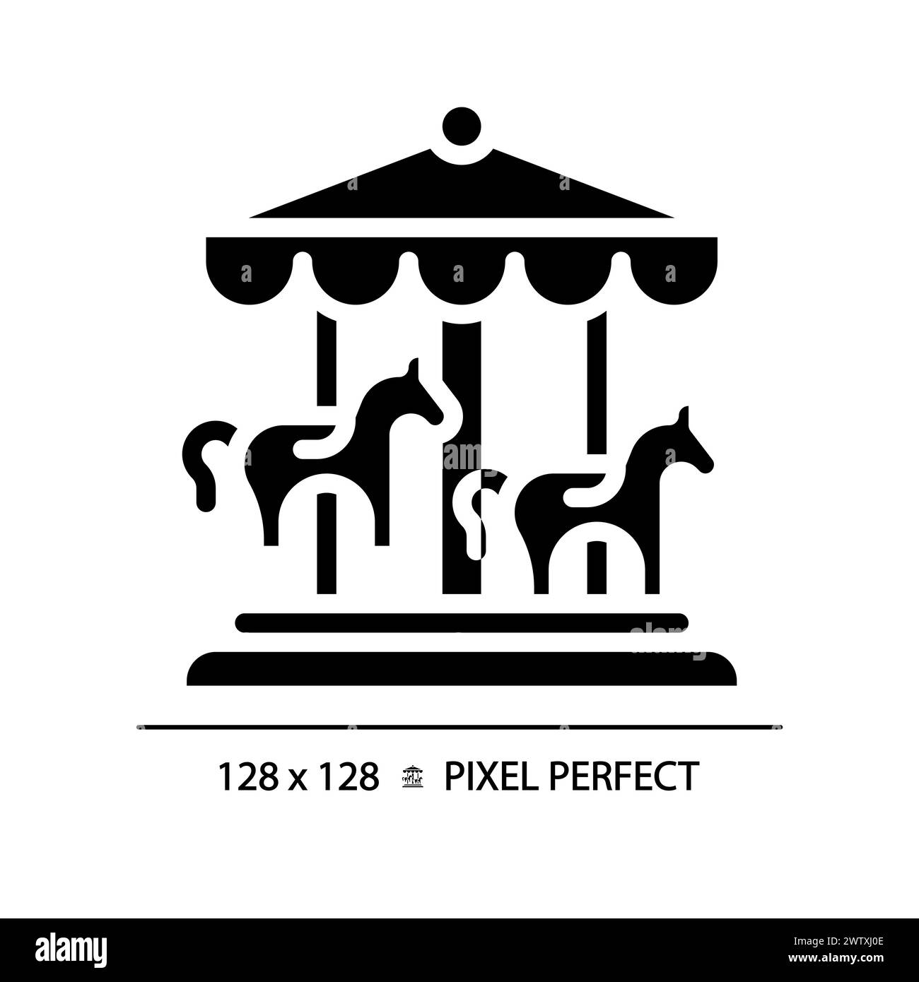 Roundabout pictogram Stock Vector Images - Alamy