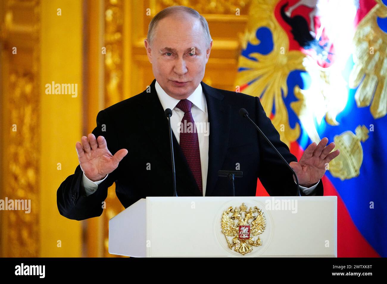 Russia President Vladimir Putin meets his authorised representatives ...