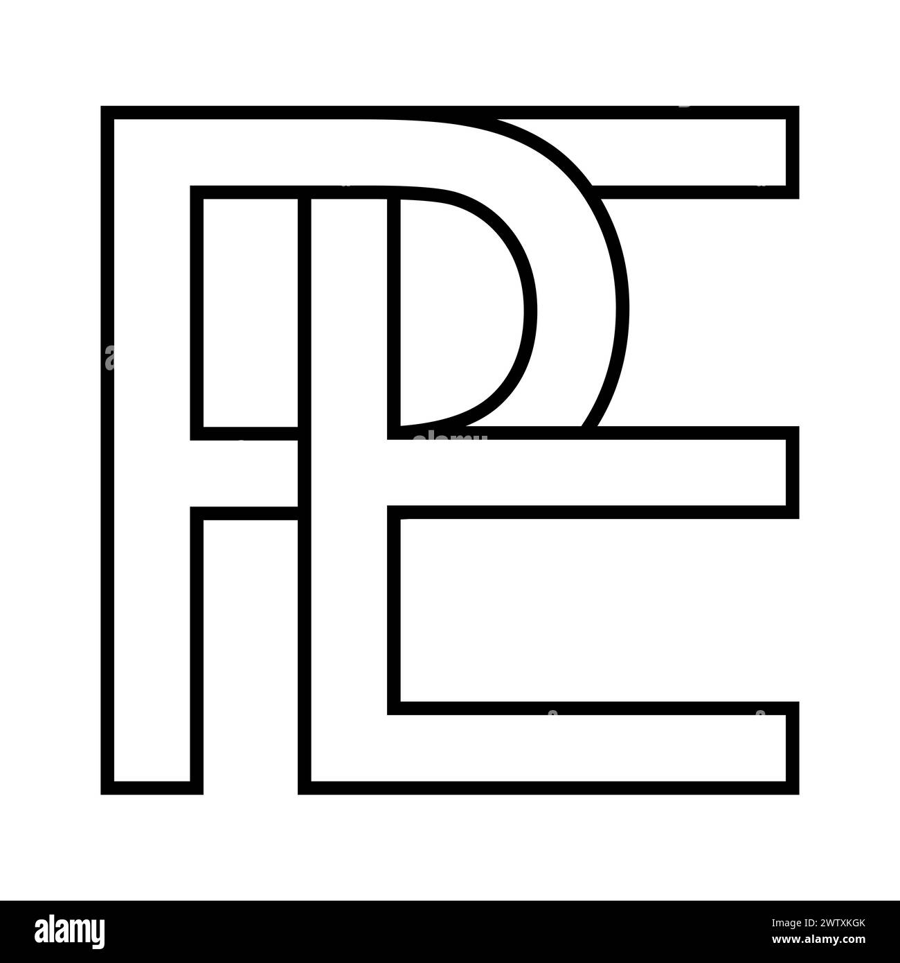 P e letter Black and White Stock Photos & Images - Alamy