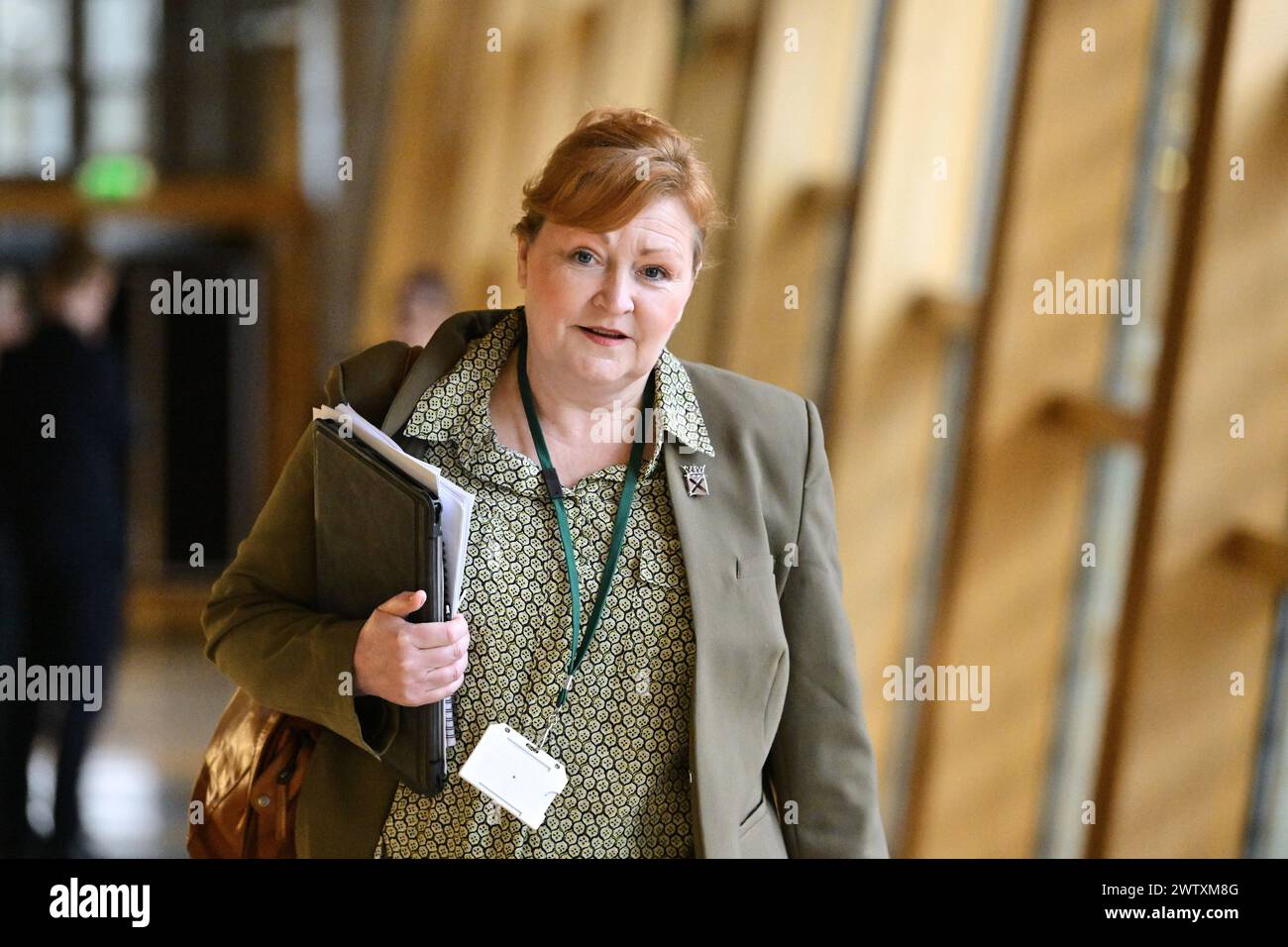 Edinburgh Scotland, UK 19 March 2024. Emma Harper MSP at the Scottish ...
