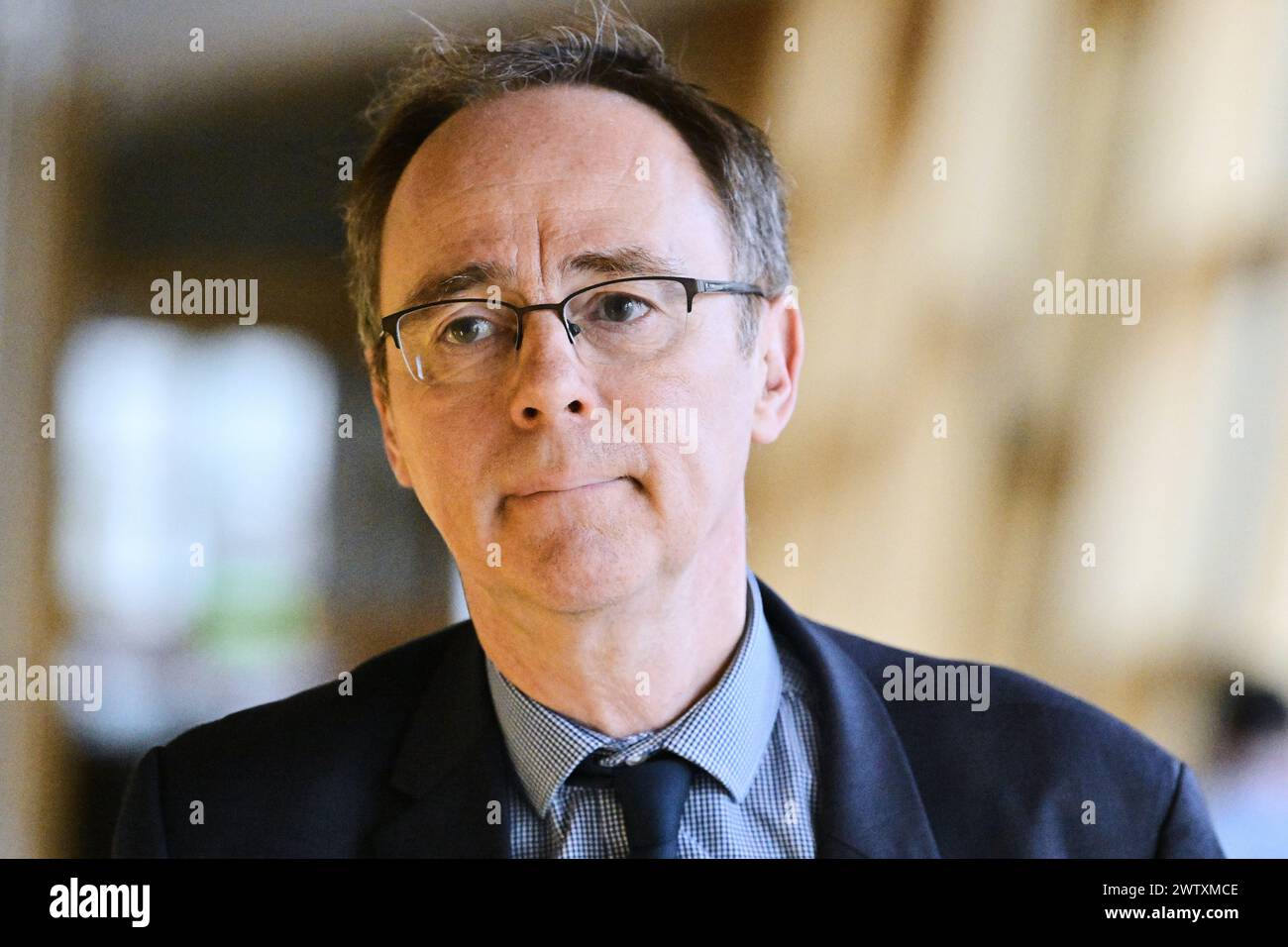 Edinburgh Scotland, UK 19 March 2024. Alasdair Allan MSP at the ...