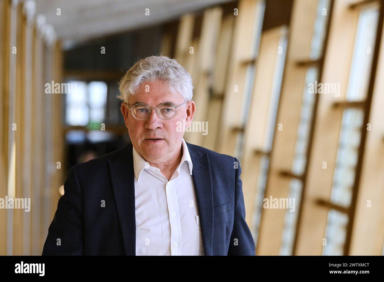 Edinburgh Scotland, UK 19 March 2024. Kenneth Gibson MSP at the ...
