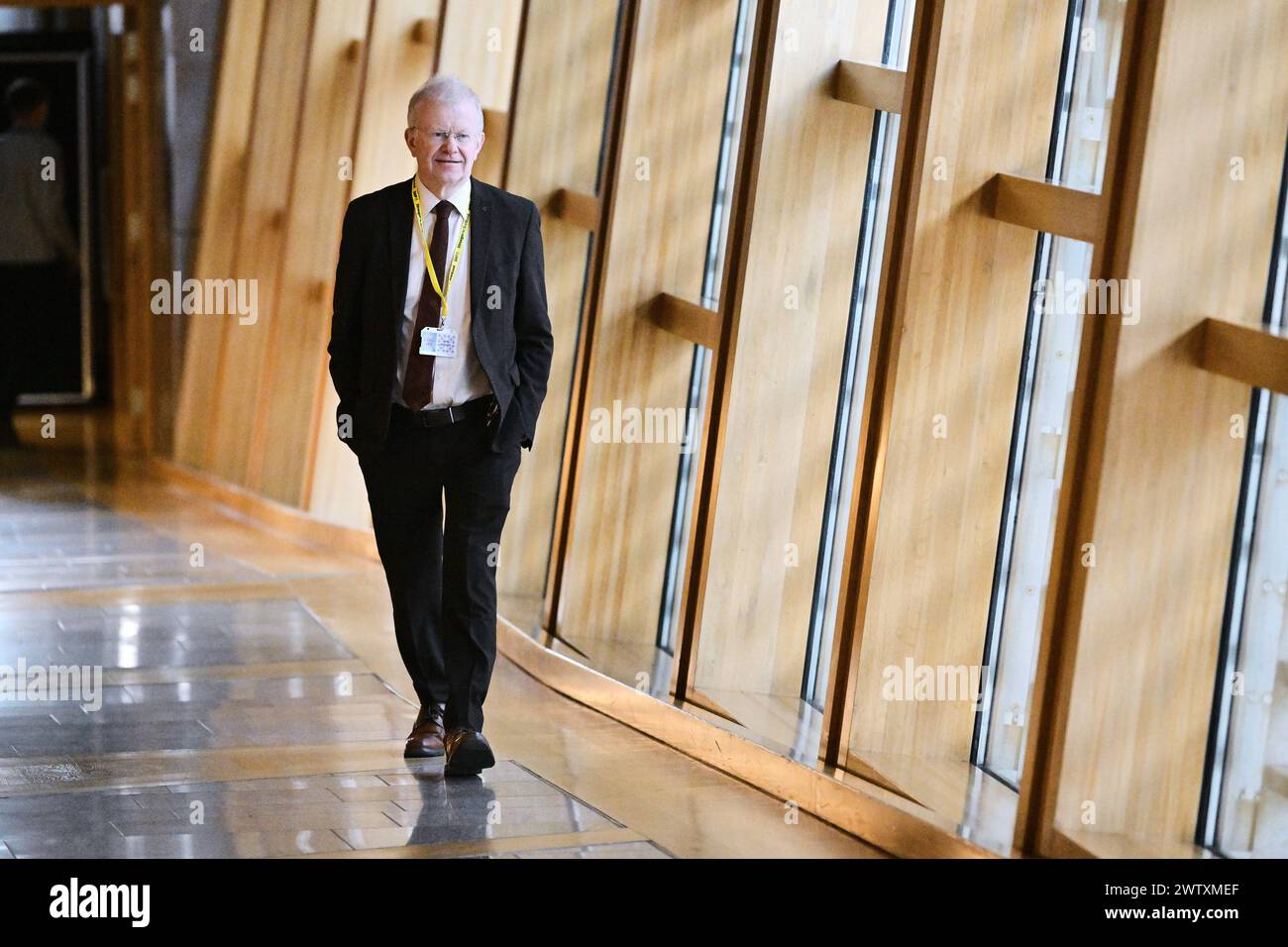 Edinburgh Scotland, UK 19 March 2024. John Mason MSP at the Scottish ...