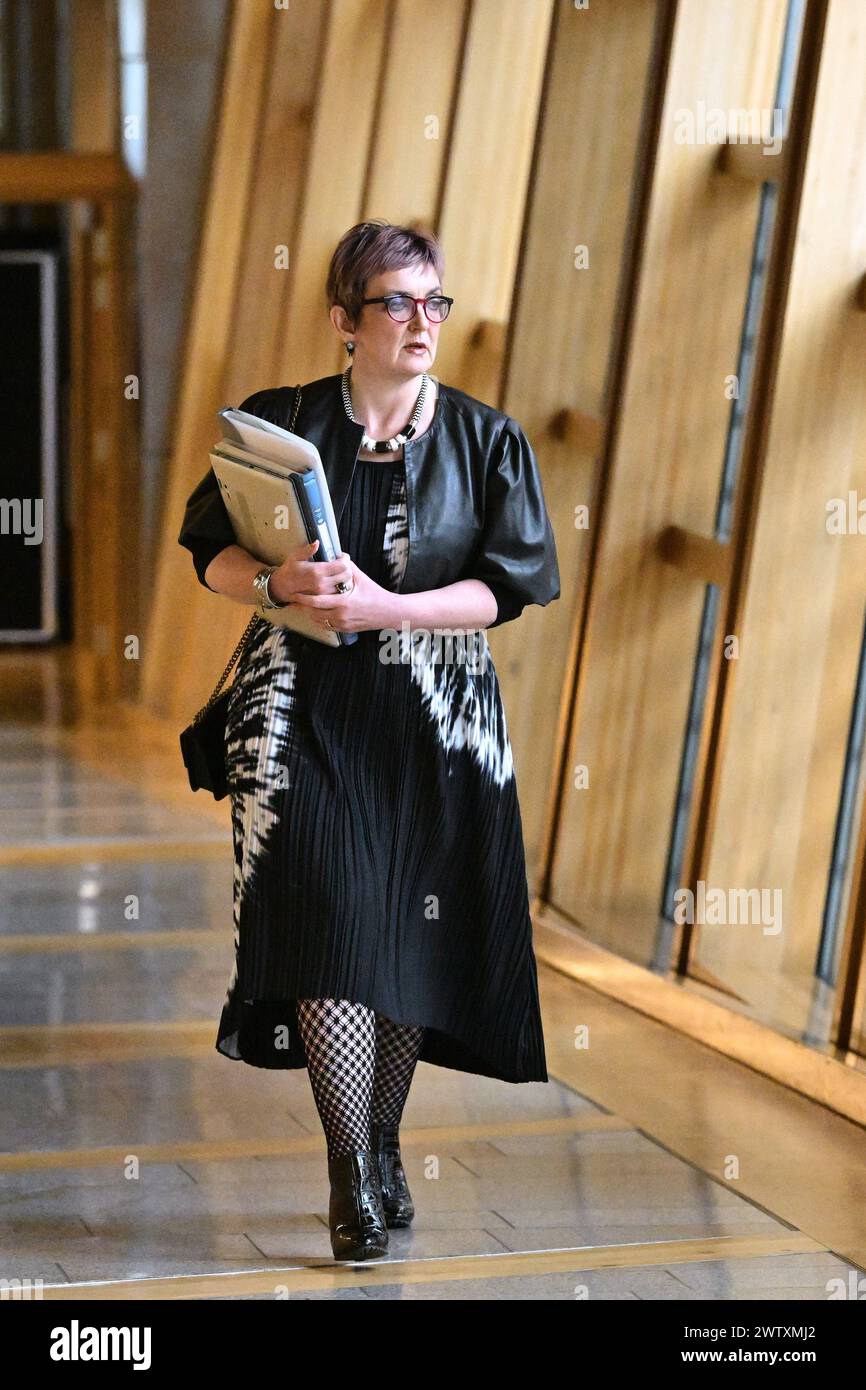 Edinburgh Scotland, UK 19 March 2024. Cabinet Secretary for Justice and ...