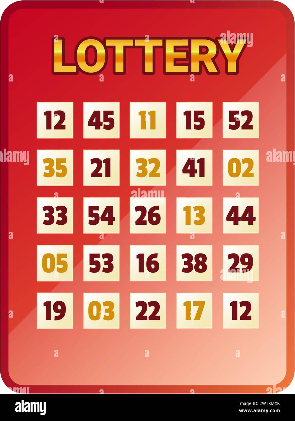 Selection of numbers Stock Vector Images - Alamy