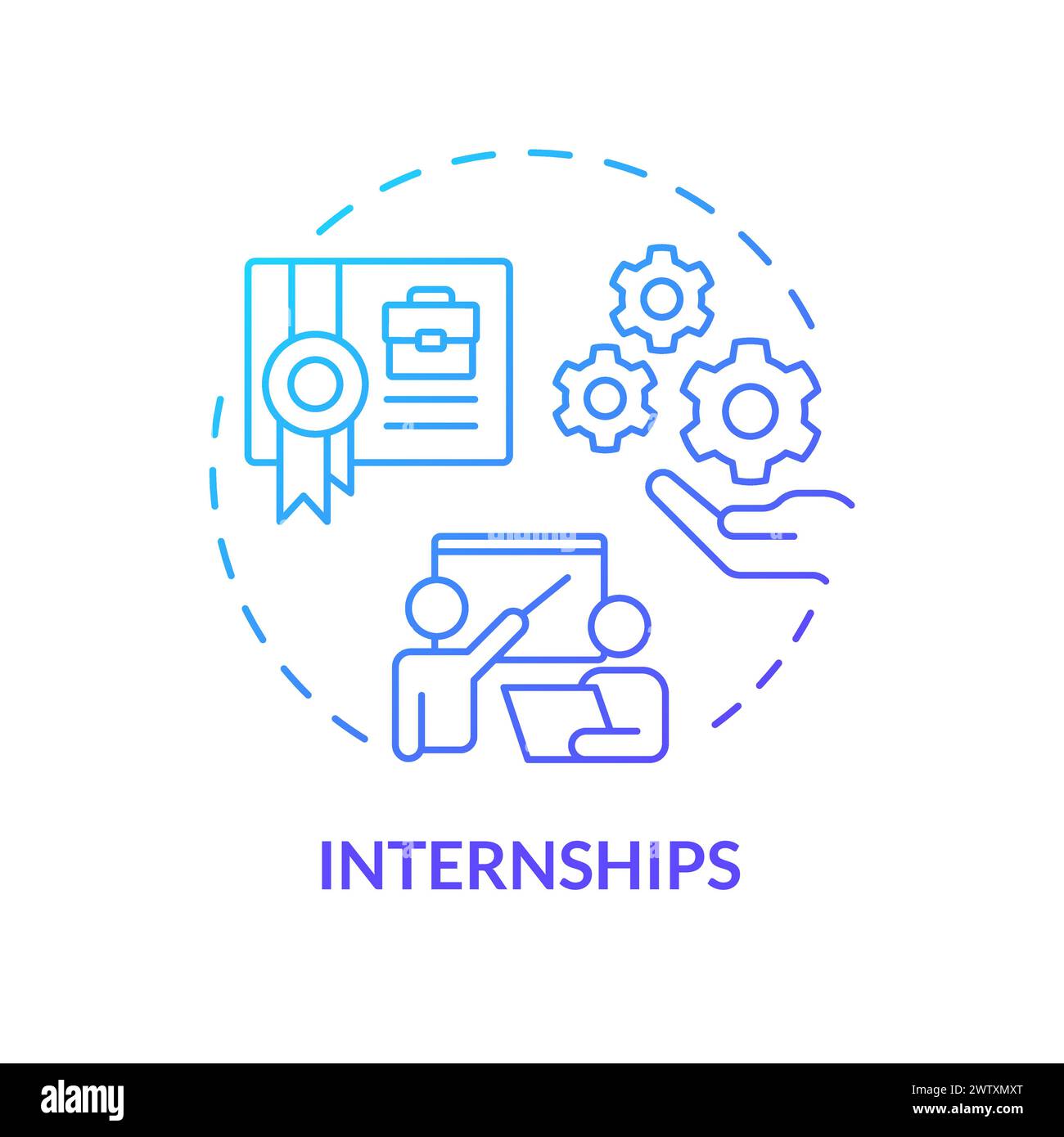 App intern Stock Vector Images - Alamy