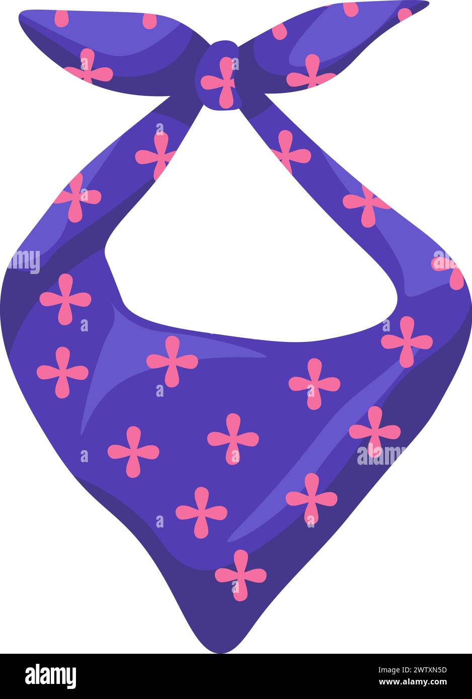 a Stylish Bandana Vector Design Stock Vector Image & Art - Alamy