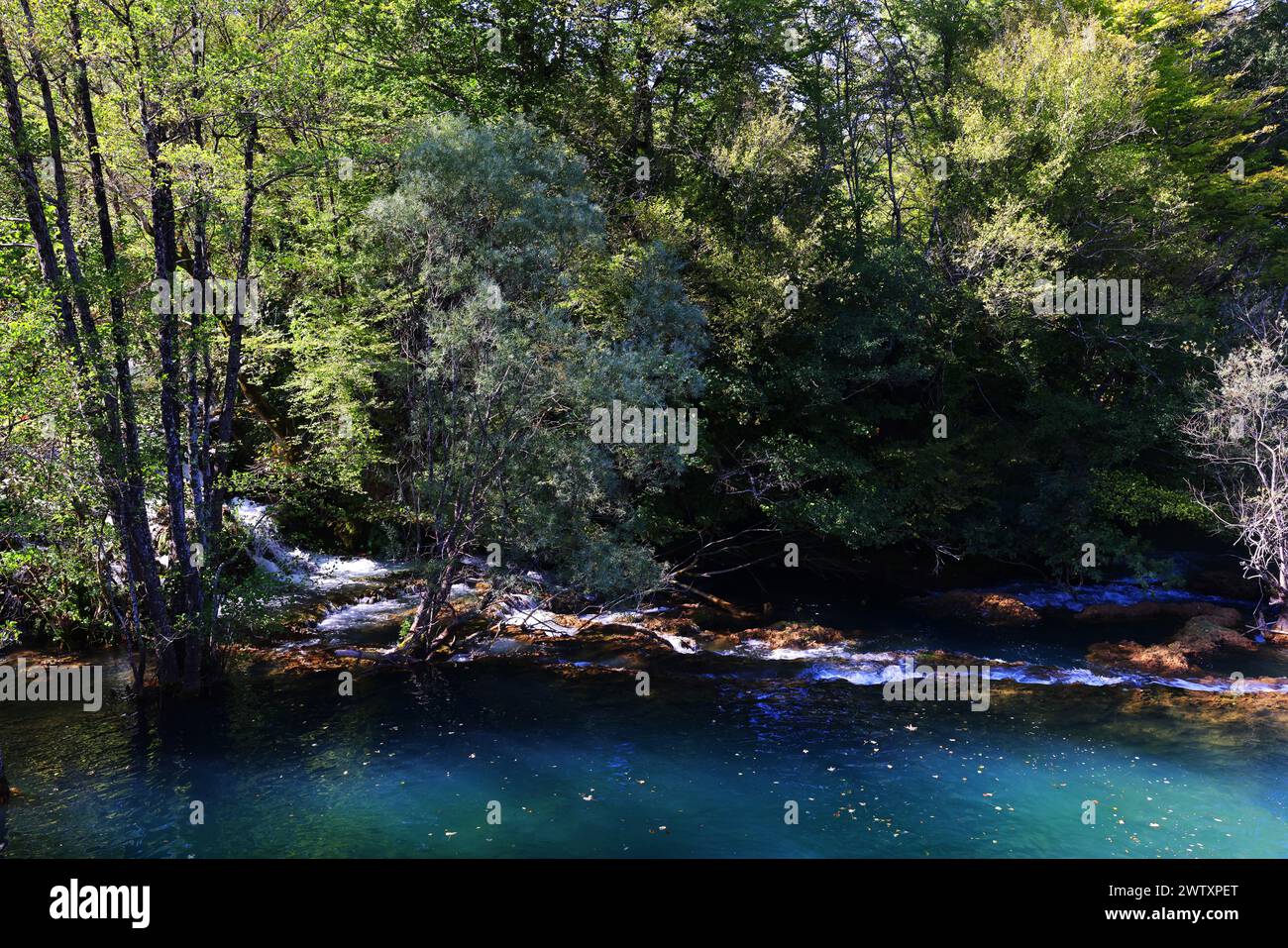 Wasserfall, Martin Brod , Fluss, Flussufer, Una Nationalpark, Bosnien ...