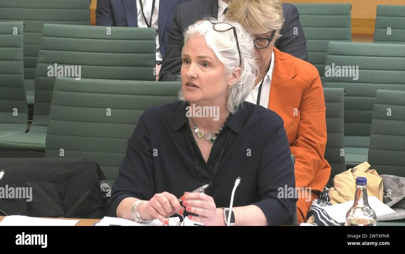 Leigh Tavaziva chief operating officer at BBC giving evidence on the ...