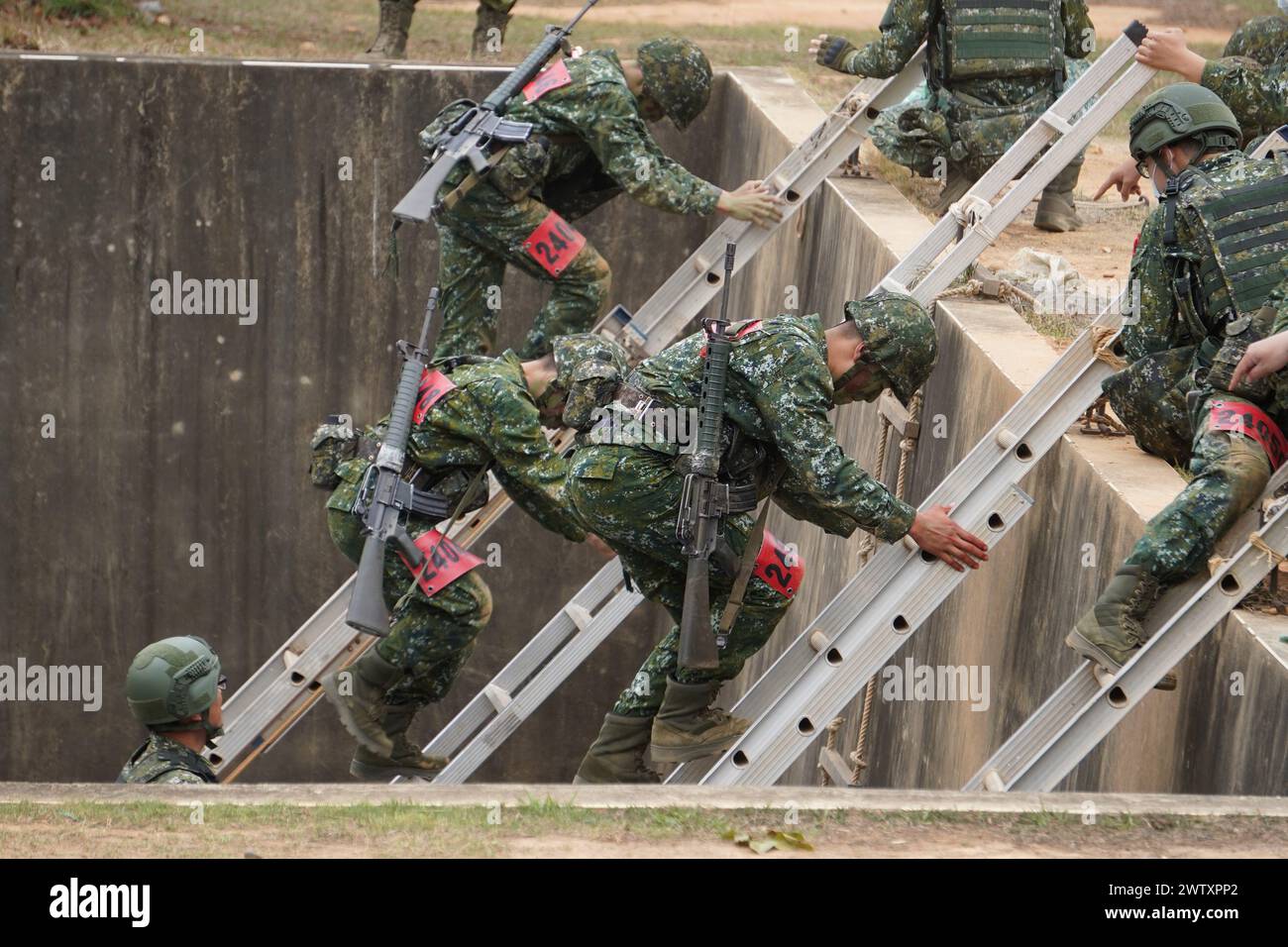 © Mandi Heshmati/MAXPPP - Taichung 20/03/2024 A Taiwan, la duree du ...