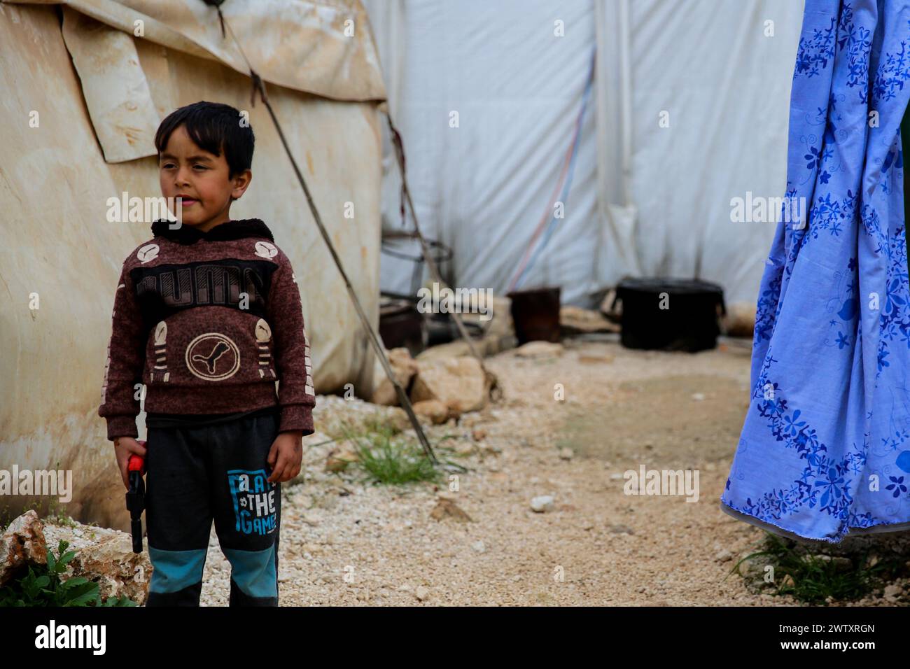 Sarmada, Idlib Governorate, Syrie. 19th Mar, 2024. Sarmada, Idlib ...