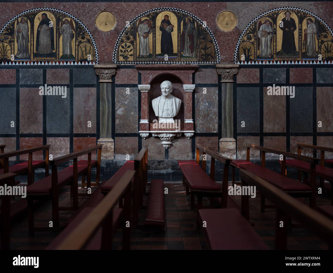Interior of the Newman University Church in Dublin city, Ireland Stock ...