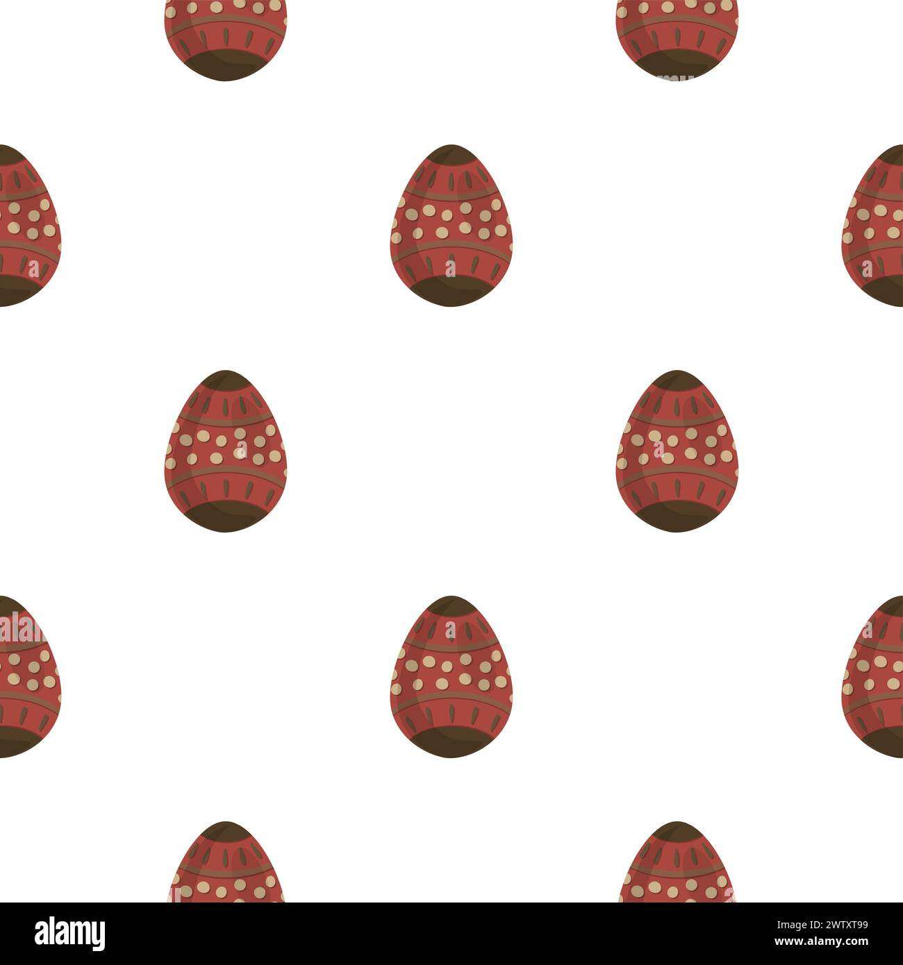 Illustration on theme seamless celebration holiday Easter with hunt ...