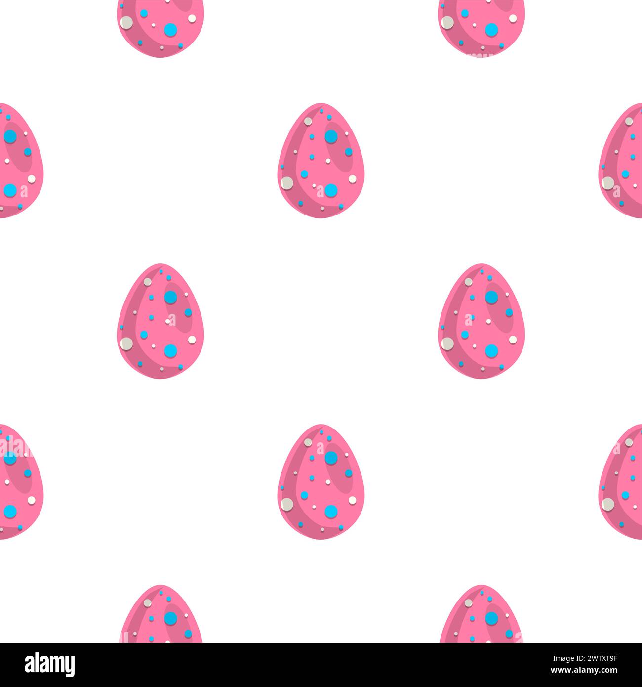 Illustration on theme seamless celebration holiday Easter with hunt ...