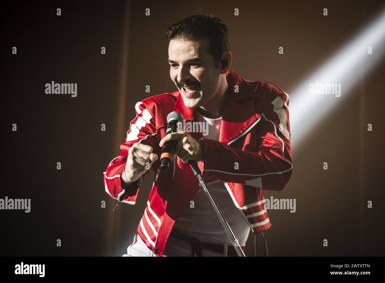 Andre Abreu and his band during the "Queen Celebration" concert Stock ...