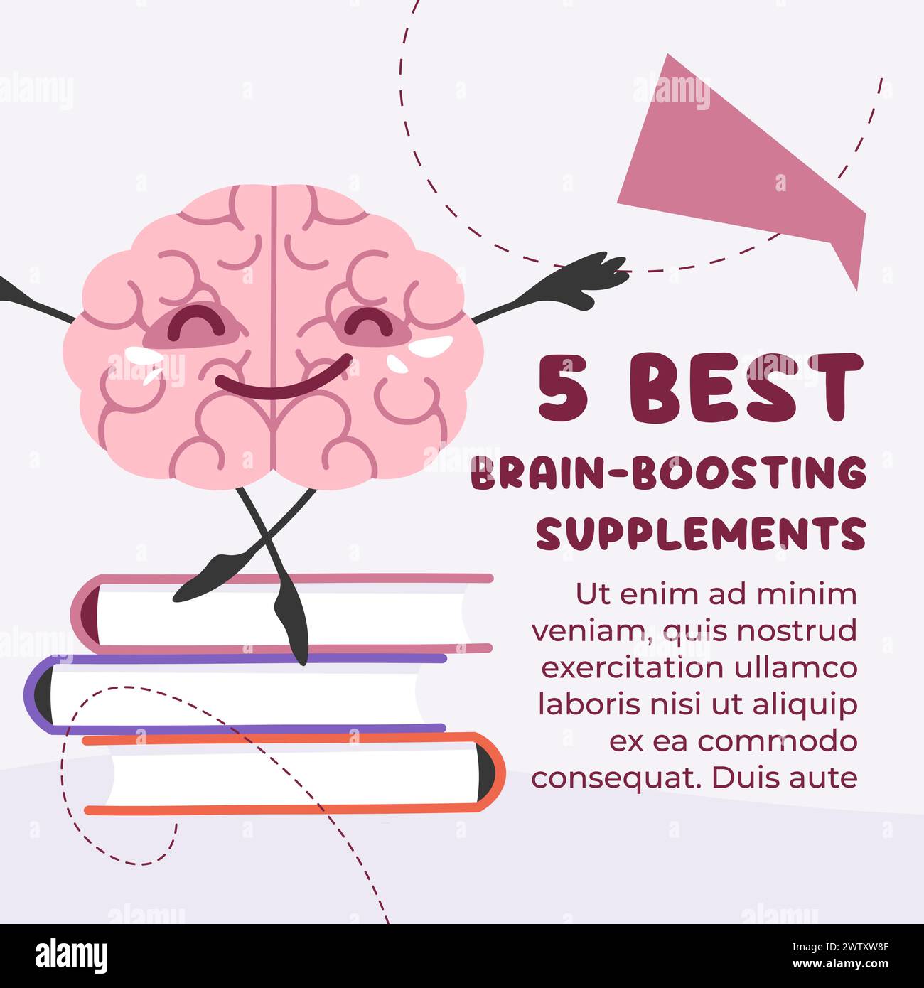 Top Brain-Boosting Supplements Guide Stock Vector Image & Art - Alamy