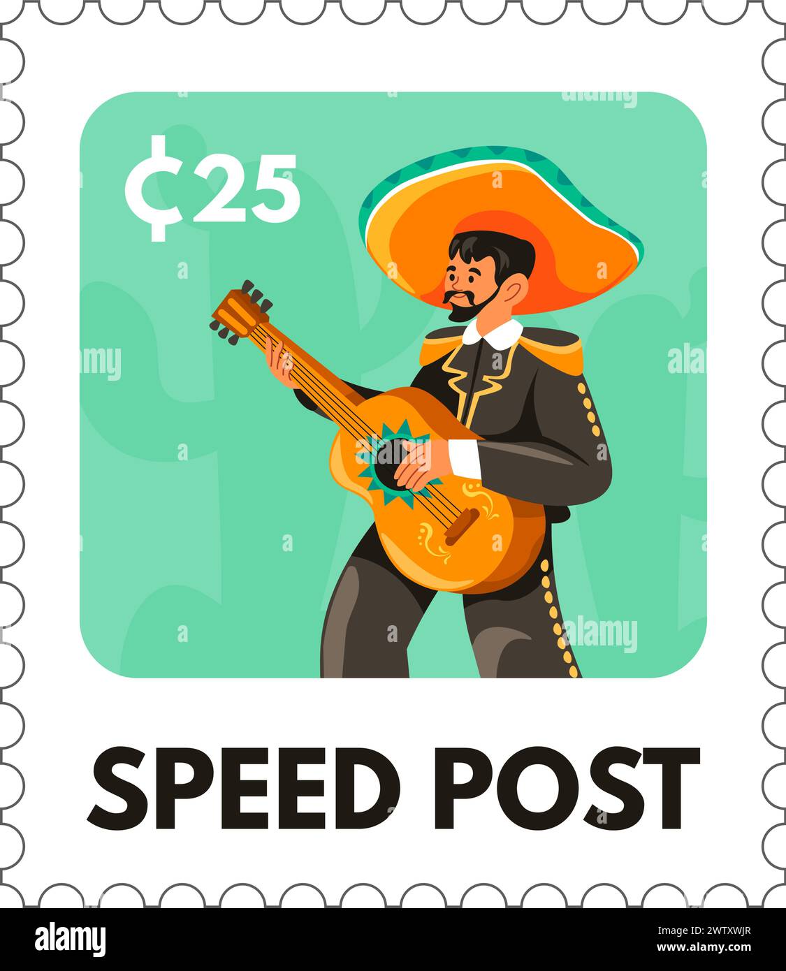 Collectible stamp Stock Vector Images - Alamy