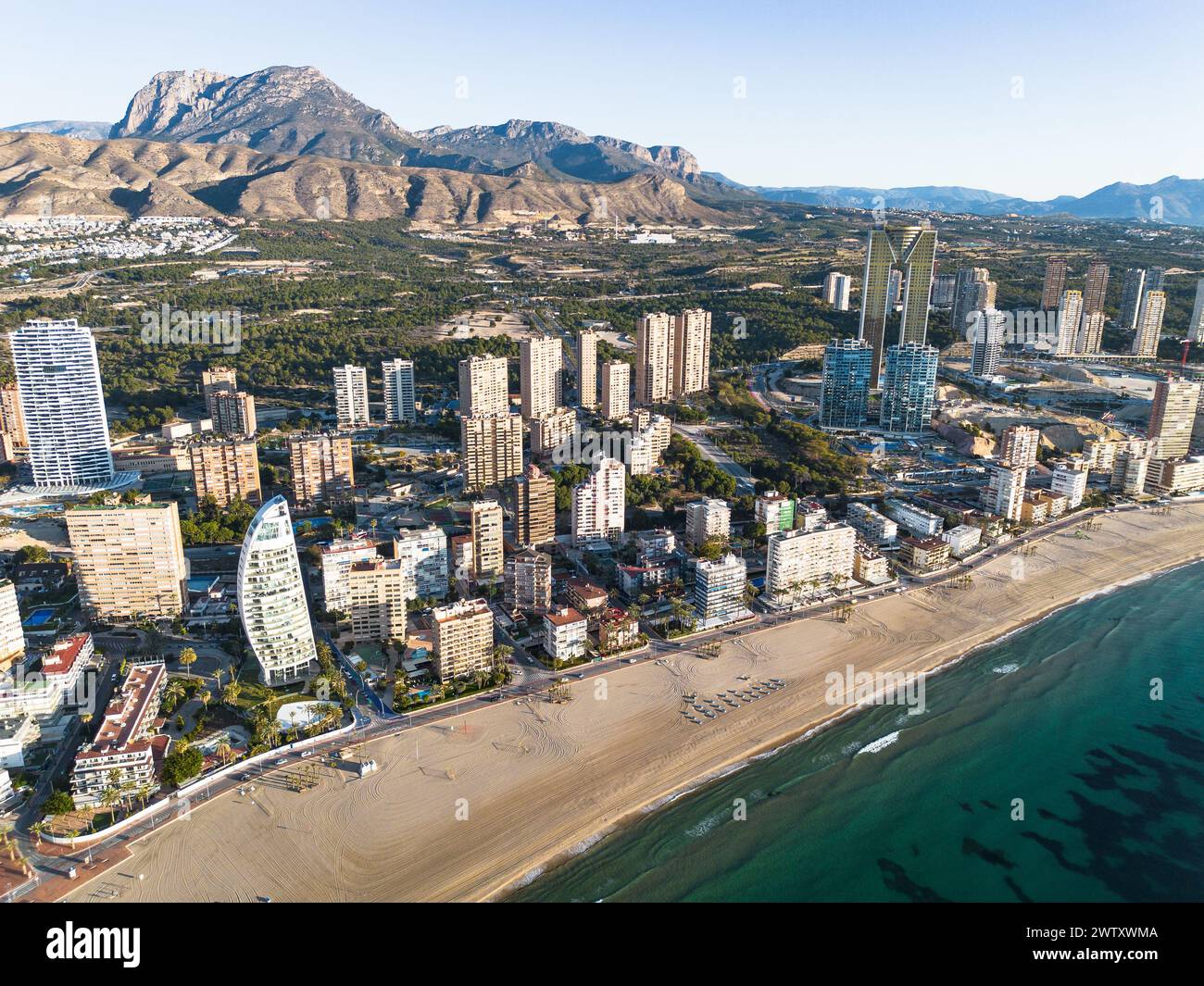 Playa poniente beach and spain hi-res stock photography and images - Alamy